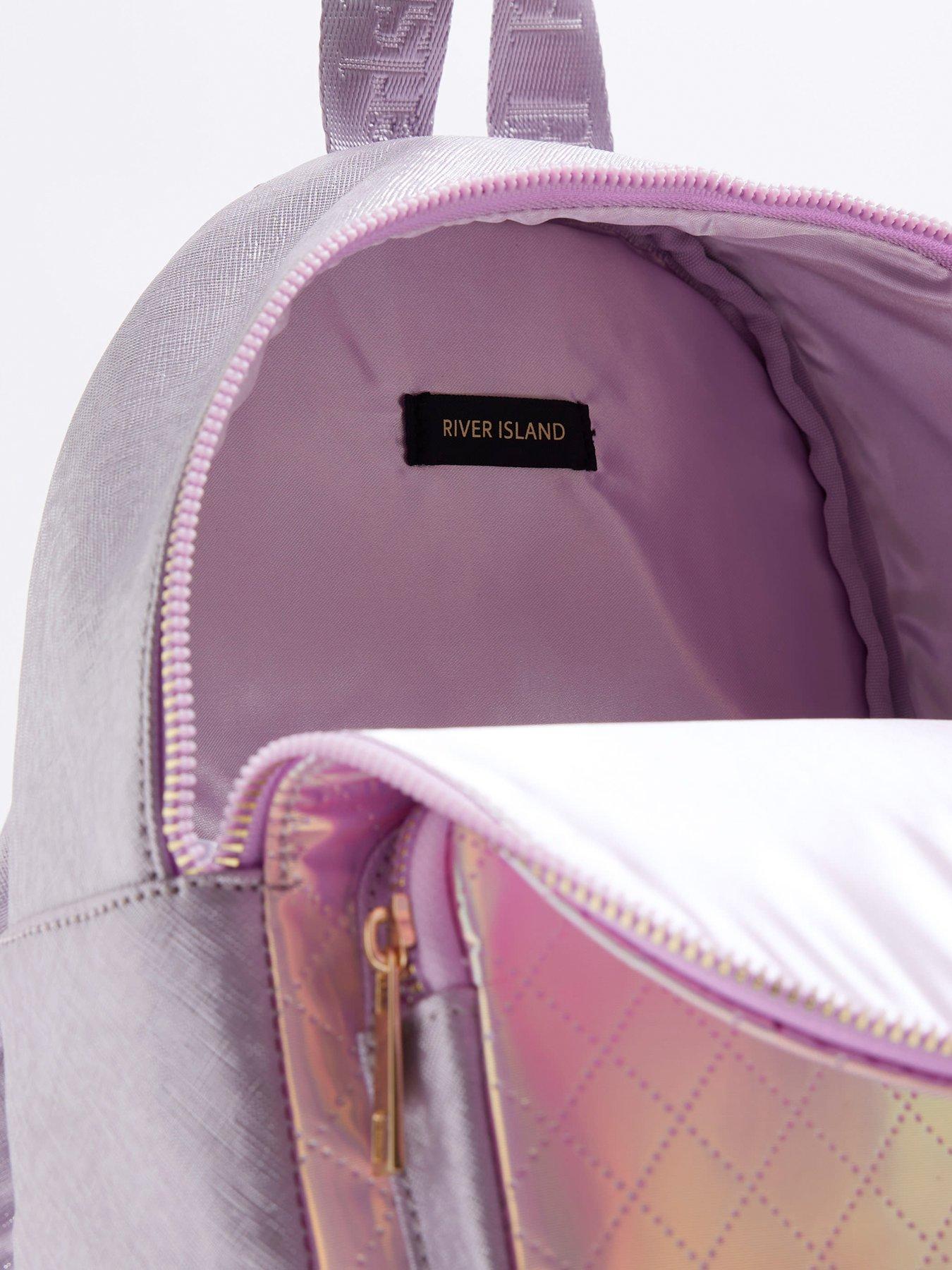 River Island Girls Iridescent Backpack - Purple | Very