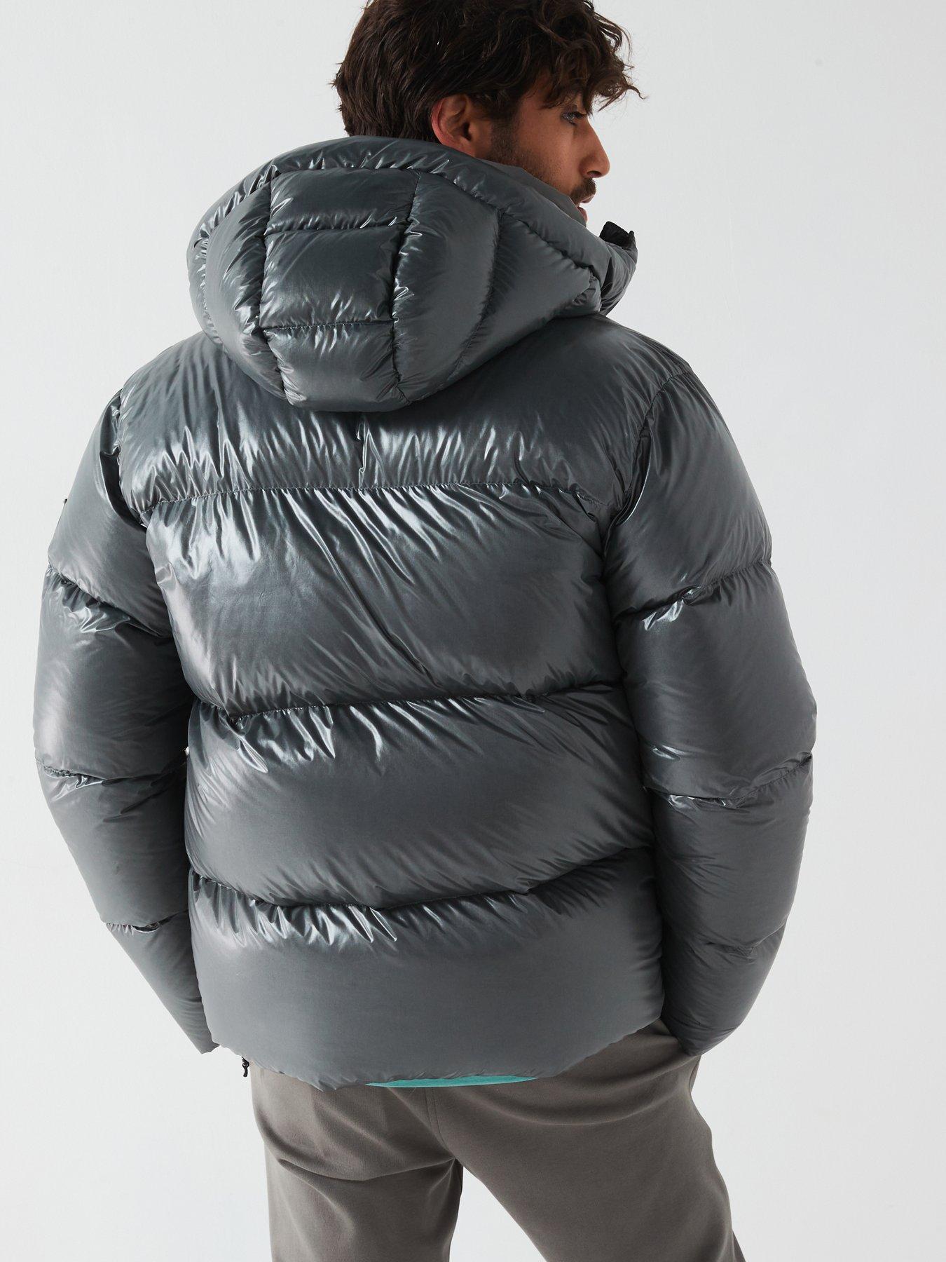 Belstaff Resolve Gloss Padded Jacket - Grey | Very