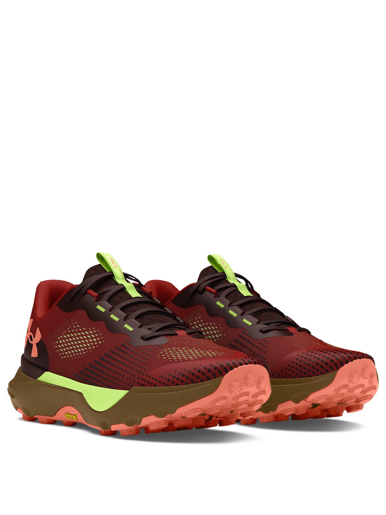 UNDER ARMOUR Adults Unisex Trail Running Infinite Pro Trainers - Brown ...