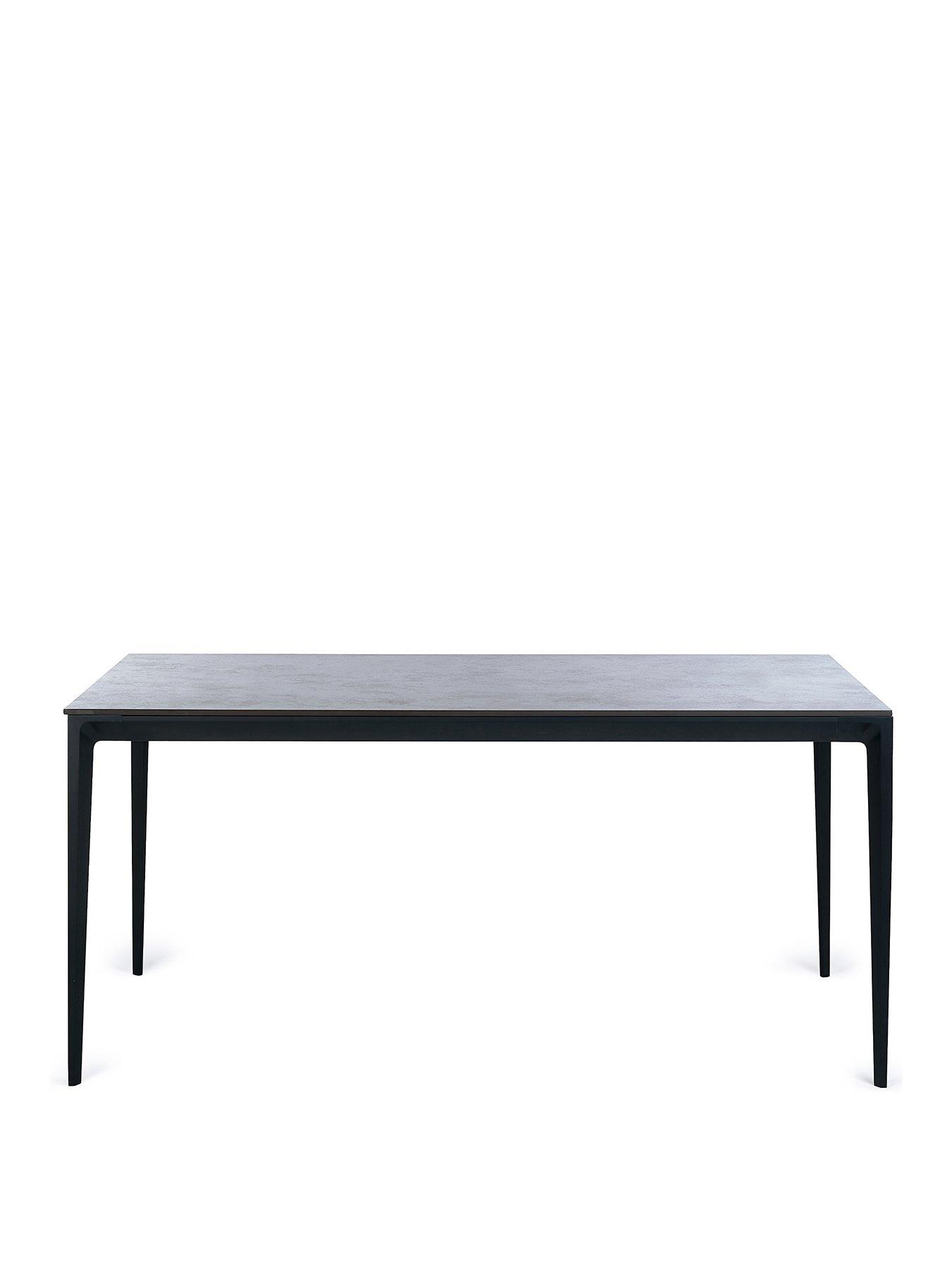 Julian Bowen Miami Rectangular Stone Top Dining Table | Very
