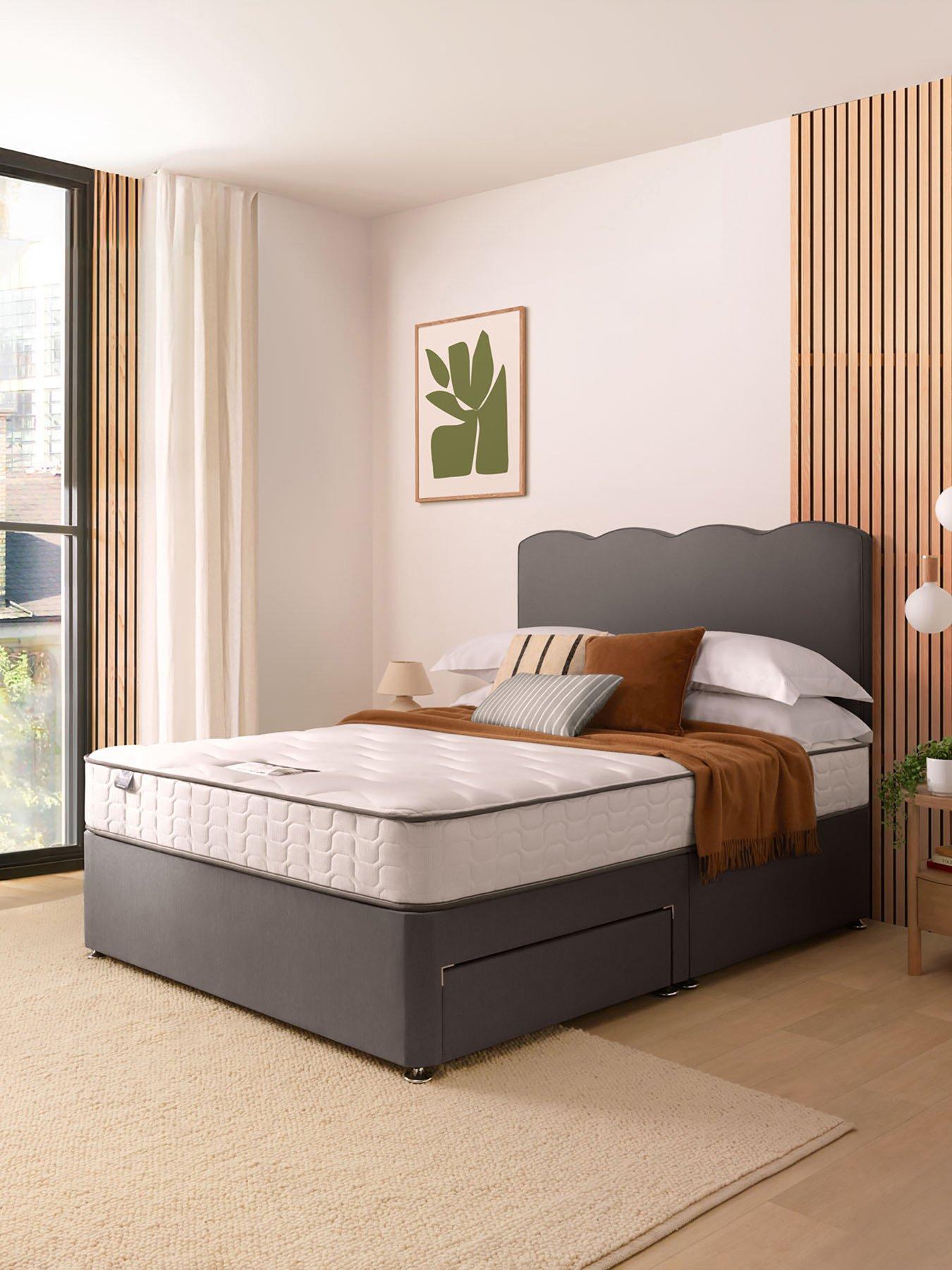 Silentnight slate grey headboard store