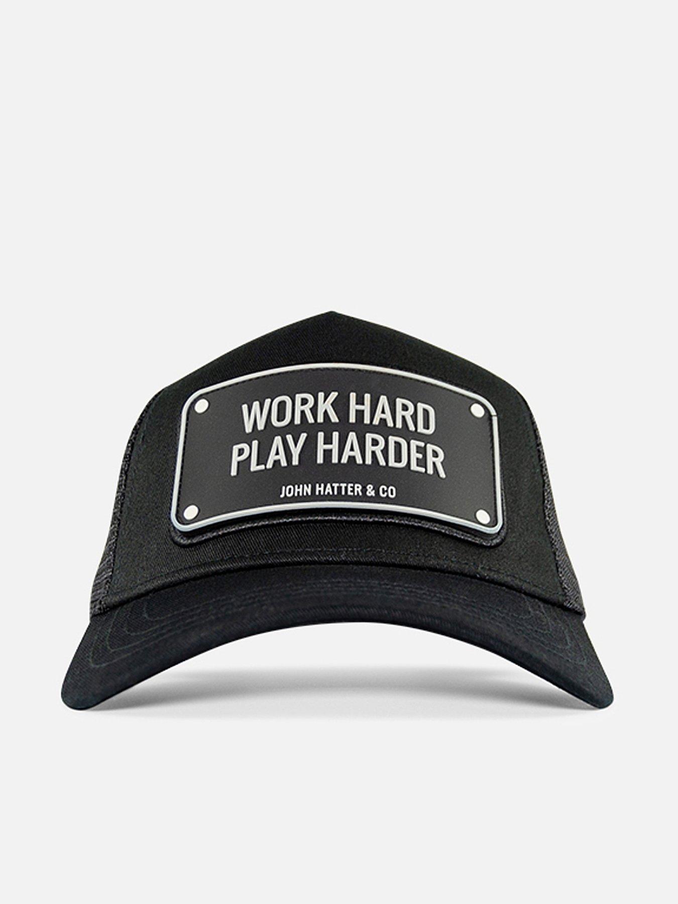John Hatter & Co Rubber Work Hard Play Harder Cap | Very