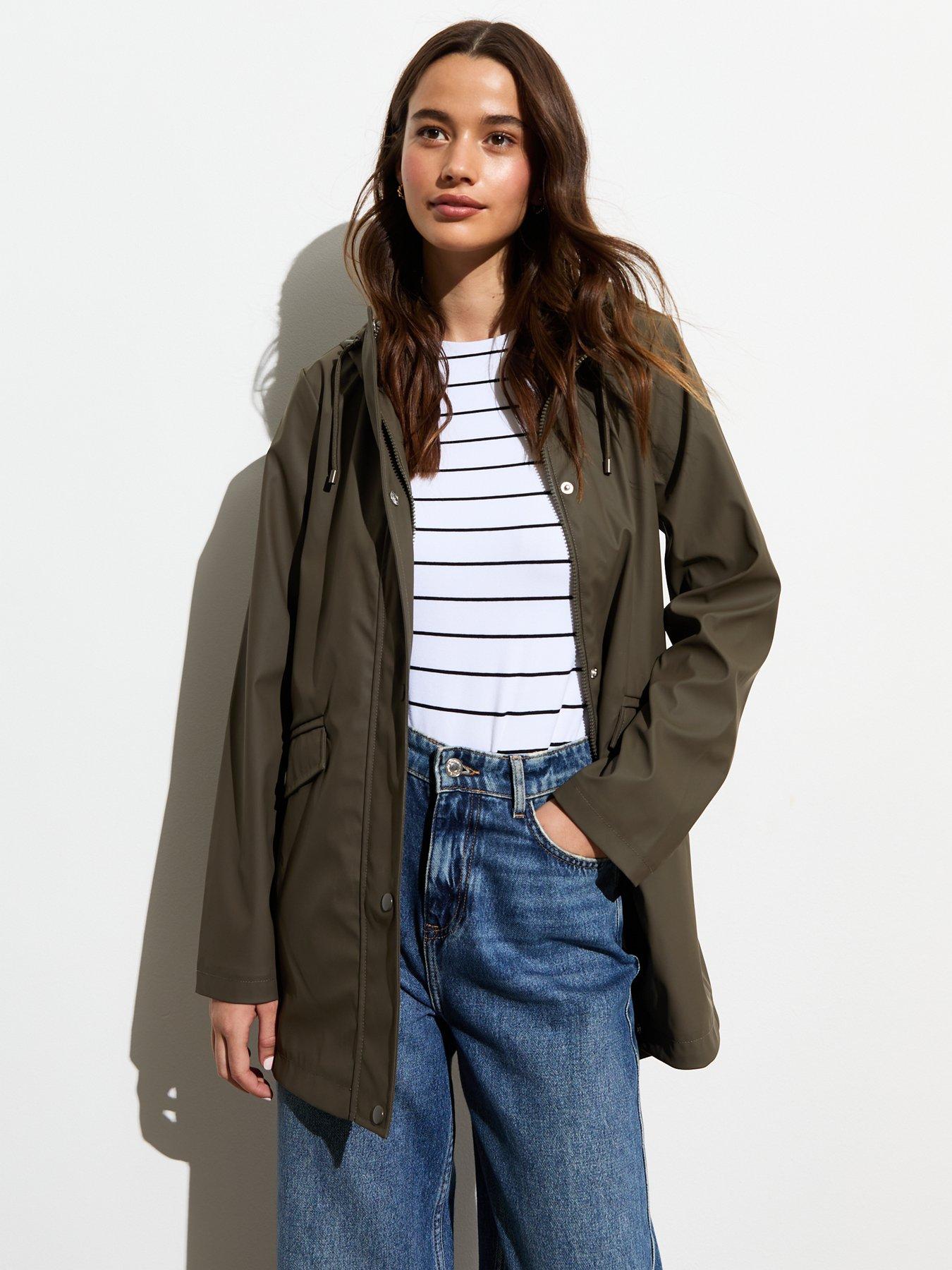 New Look Dark Khaki Lined Jacket | Very