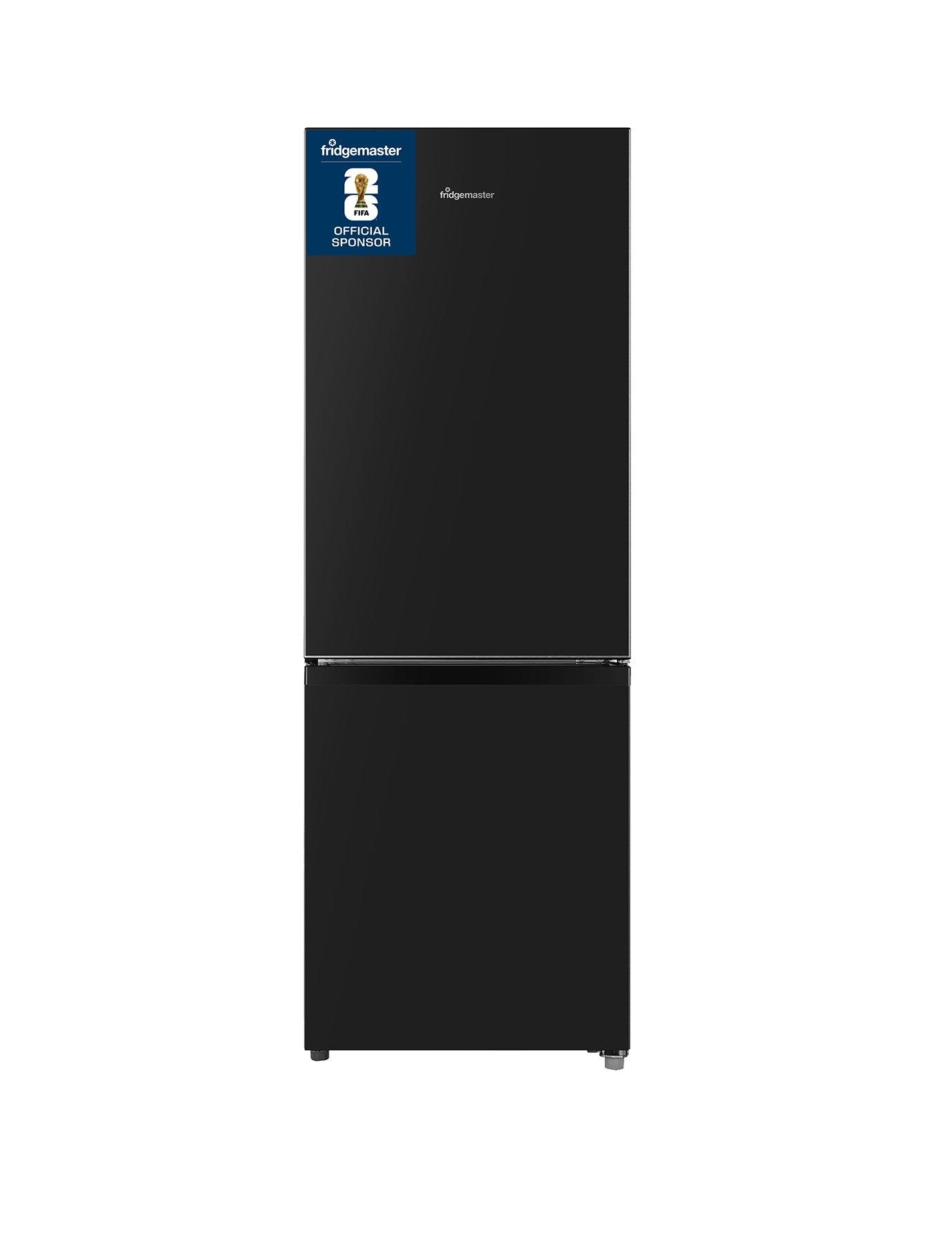 Fridgemaster MC50165EB 50cm Wide, 143cm Tall Fridge Freezer - Black | Very