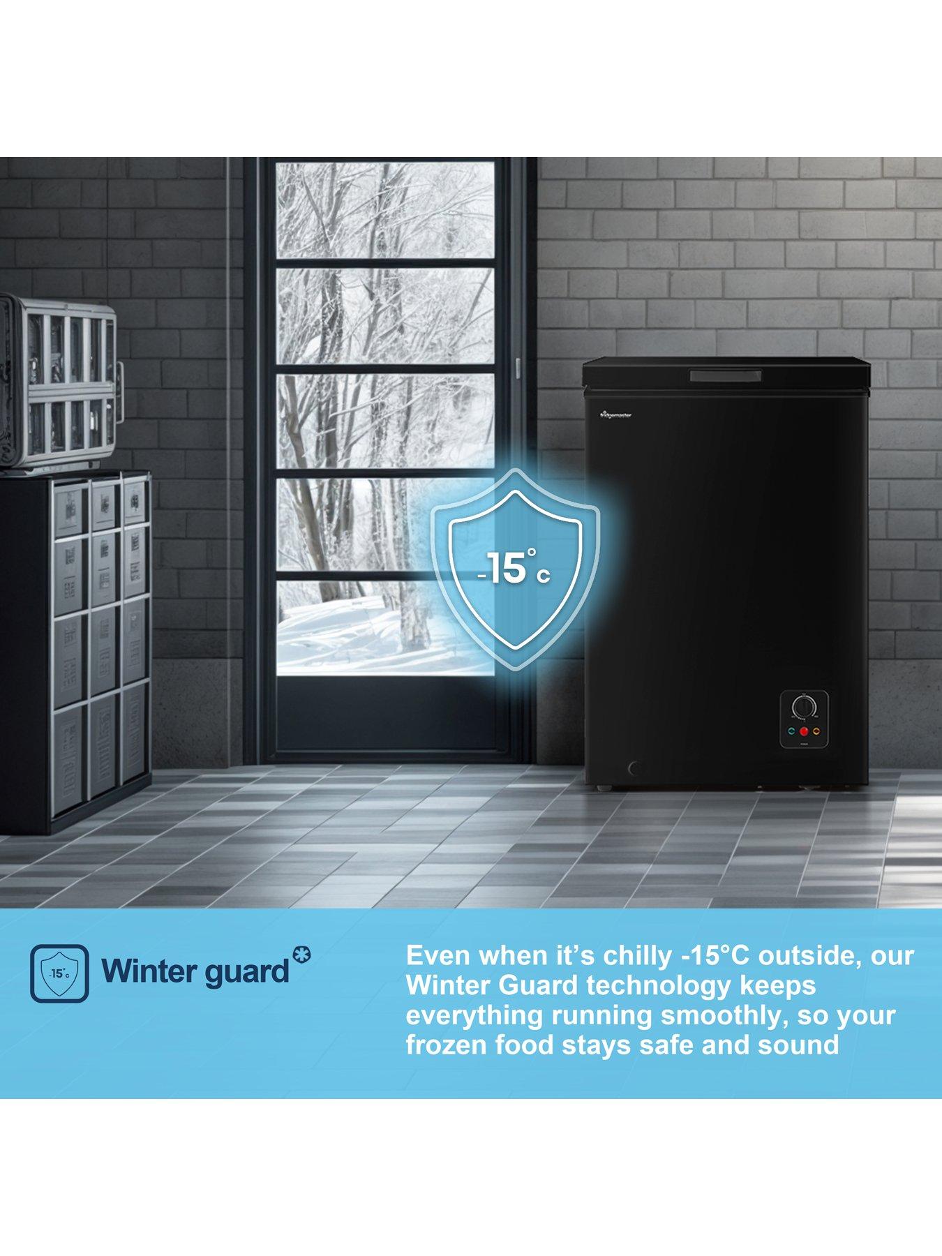 Fridgemaster MCF96EB 95L Chest Freezer - Black | Very