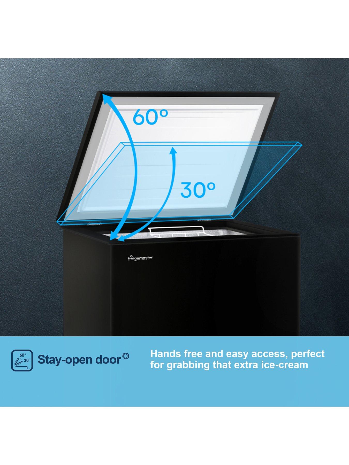 Fridgemaster MCF96EB 95L Chest Freezer - Black | Very