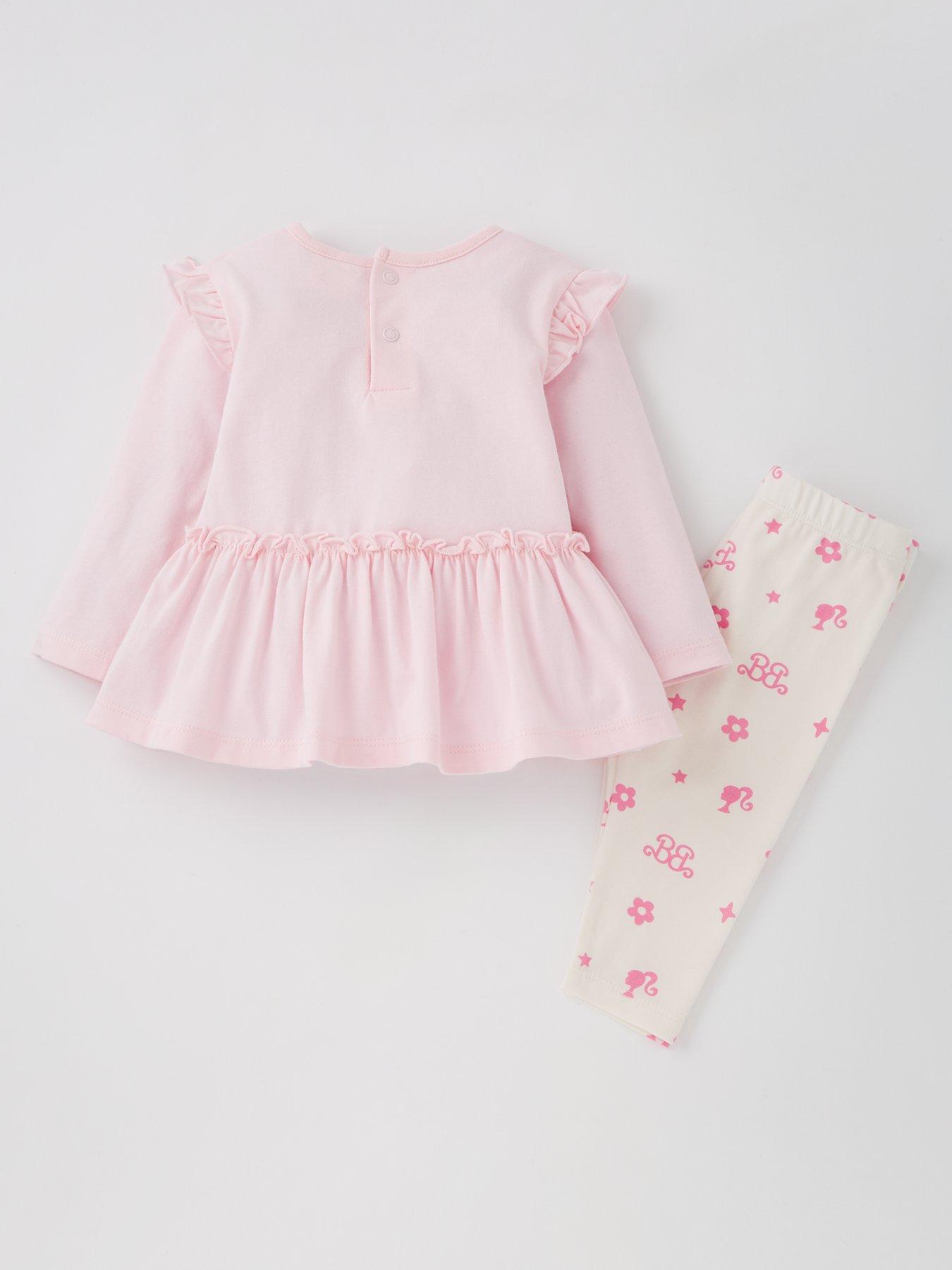 Baby Barbie 2 Piece Frill Dress And Legging Set