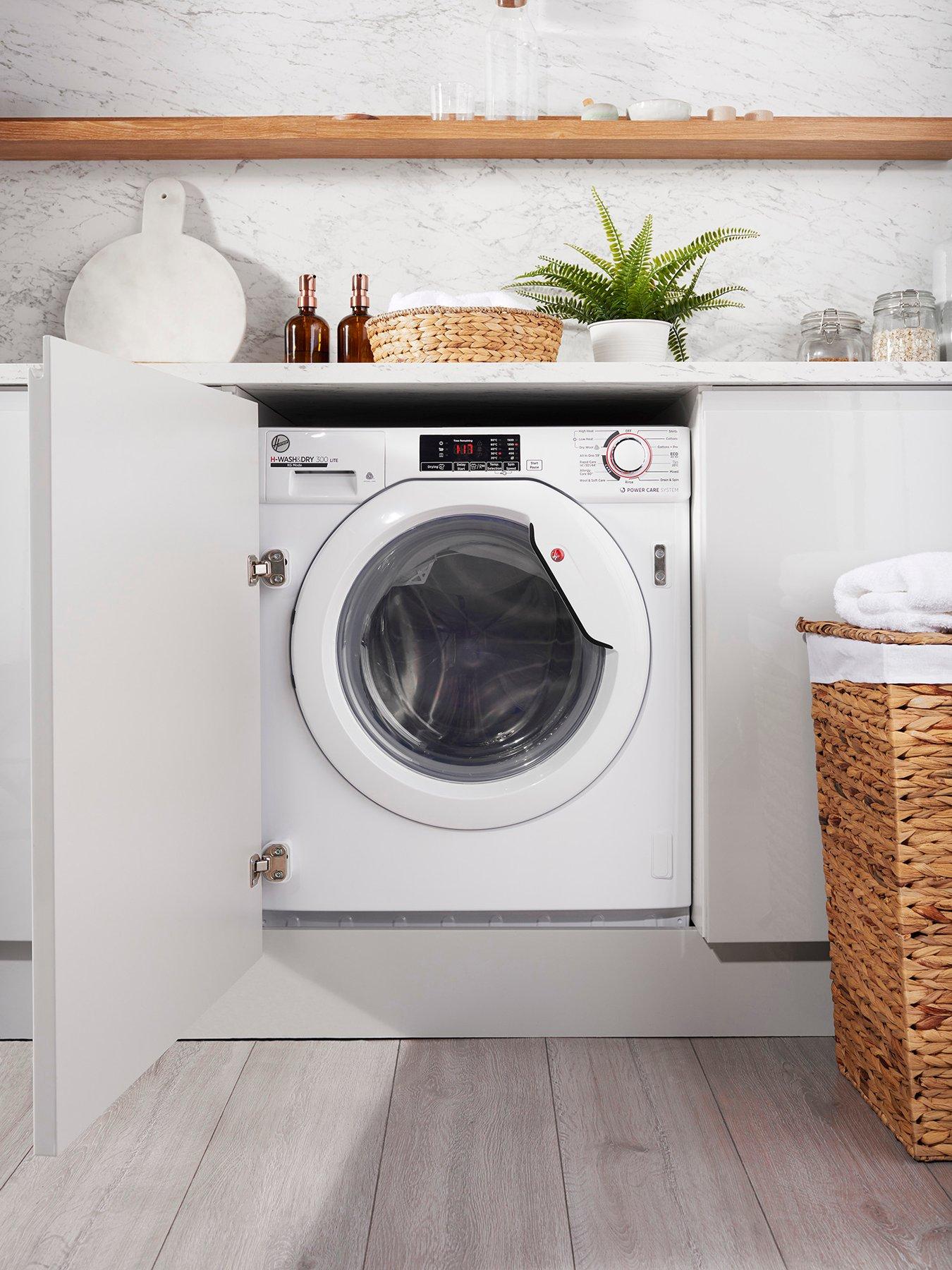 Hoover H-WASH&DRY 300 LITE HBD 495D1E/1-80 Integrated 9/5Kg Washer Dryer, 1400 Spin, E Rated ...