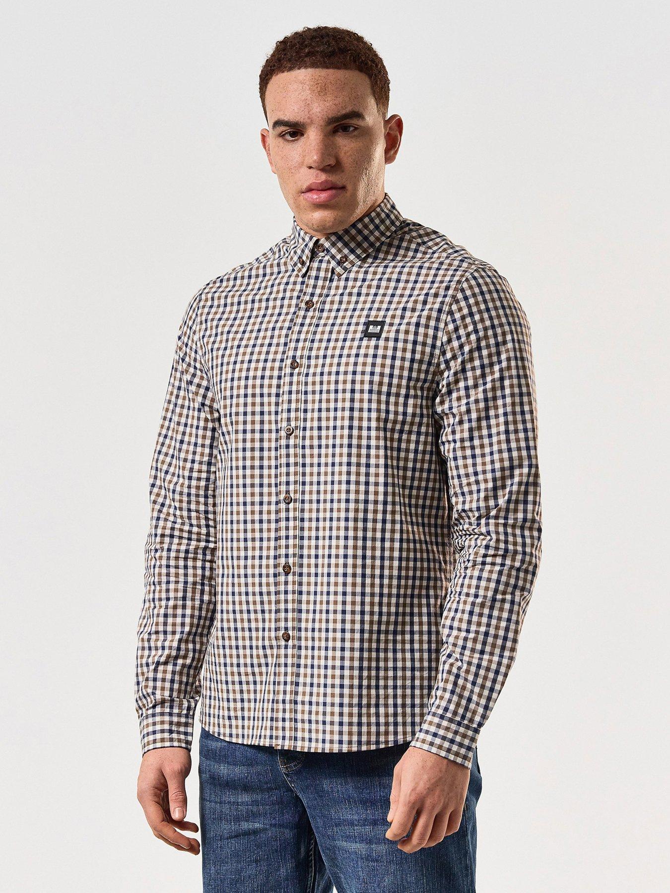 Weekend Offender Lisbon Long Sleeve House Check Shirt - Multi | Very
