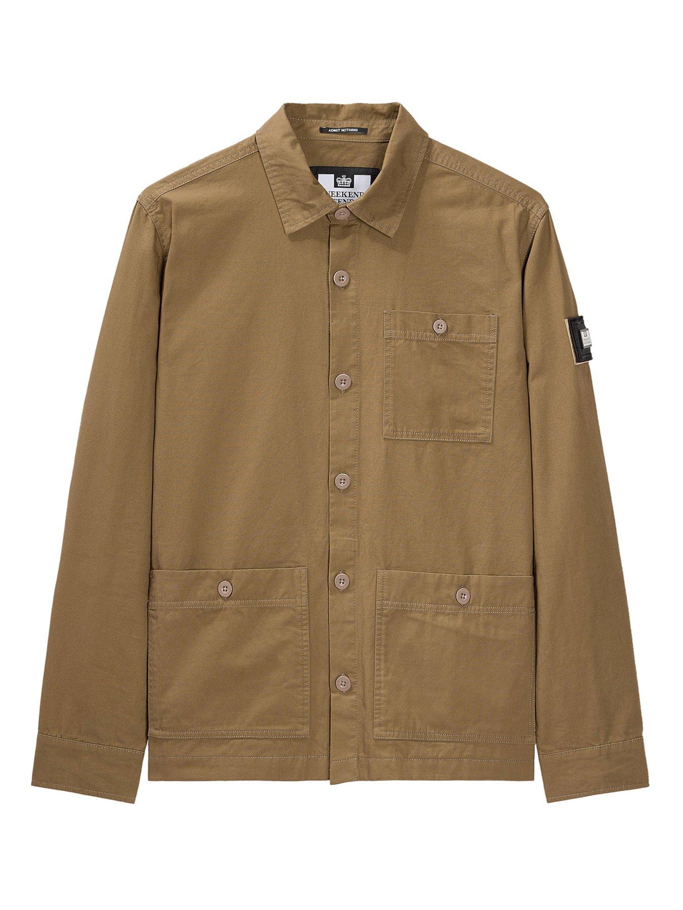 Weekend Offender Tavira Utility Pocket Overshirt - Light Brown | Very