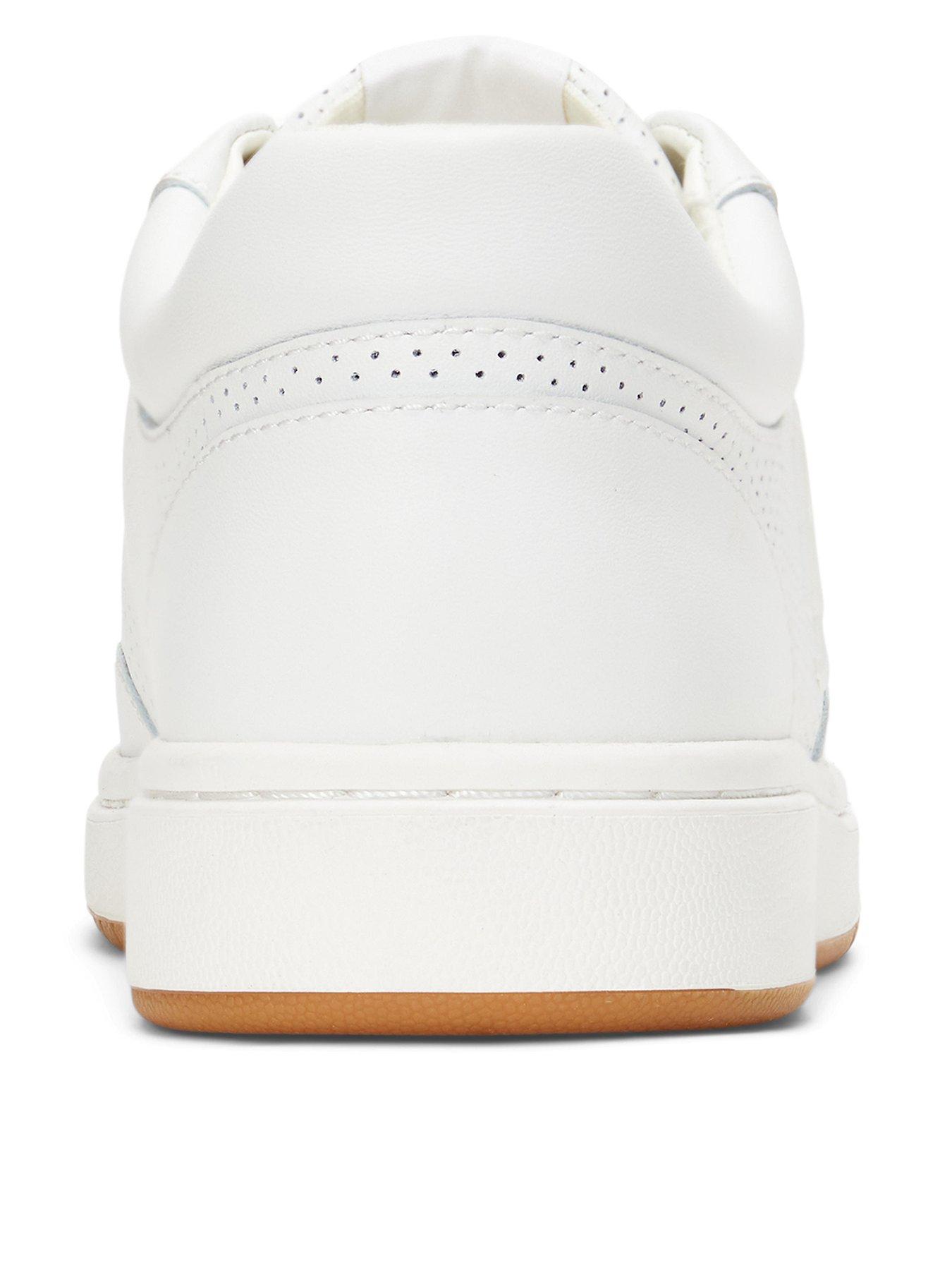 Lauren by Ralph Lauren Hailey Low Top Trainers - White | Very