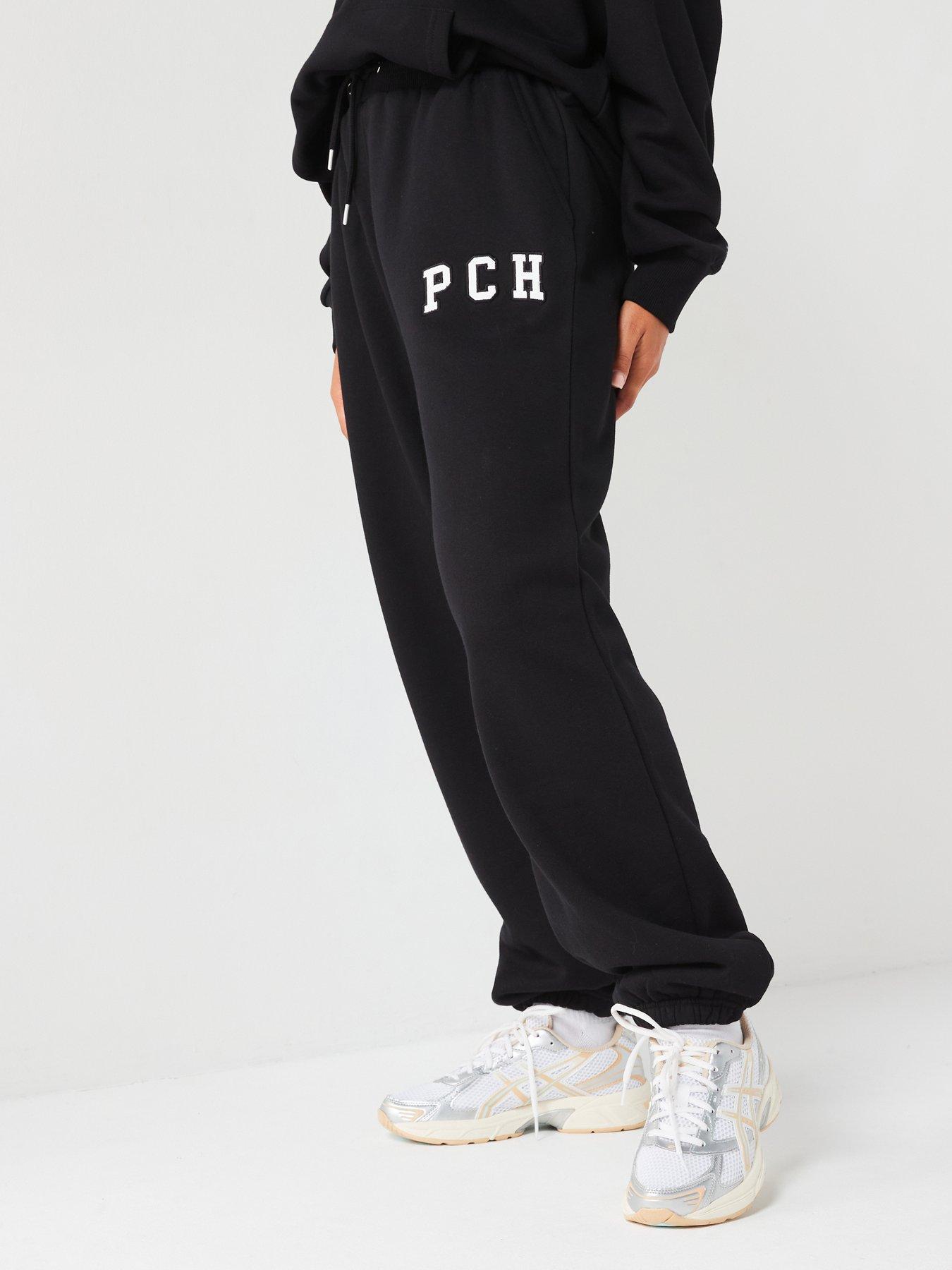 Peach Fit Womens Ivy Oversized Jogger - Black | Very