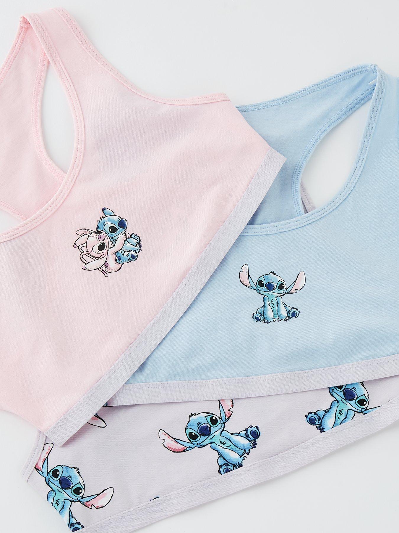 Disney Lilo & Stitch Disney Lilo And Stitch 3 Pack Crop Tops - Multi | Very