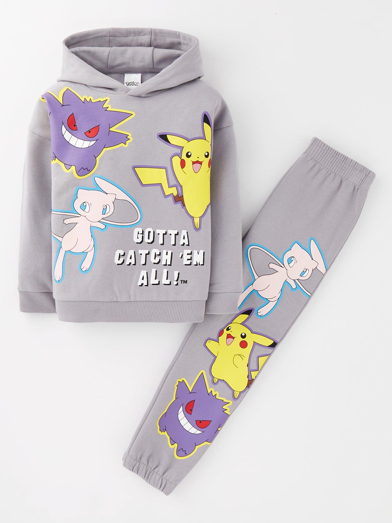 Pokemon 2 Piece Hoody and Jogger Set - Grey | Very