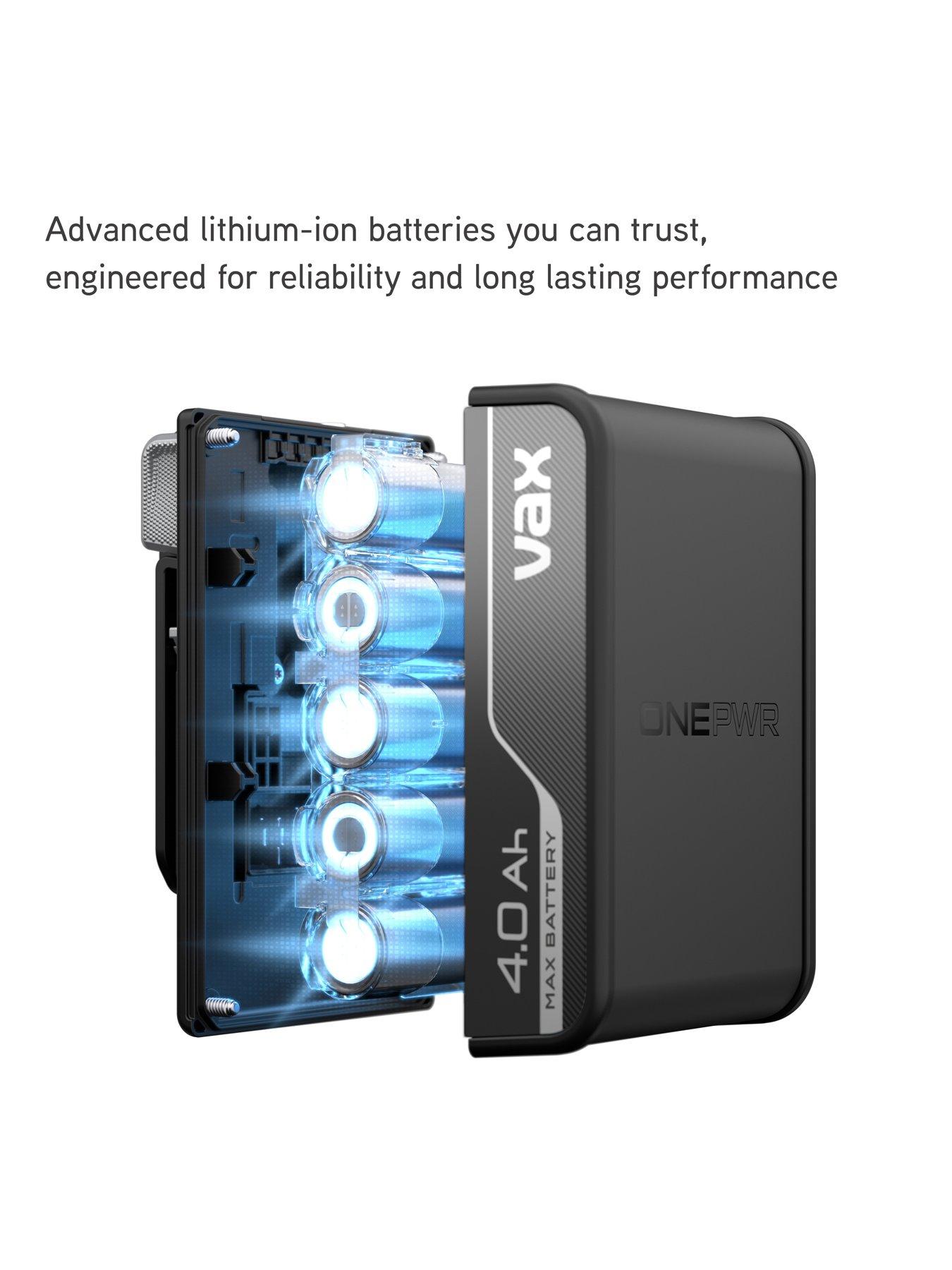 Vax ONEPWR 4.0Ah Battery and 1.5A Charger Kit | Very