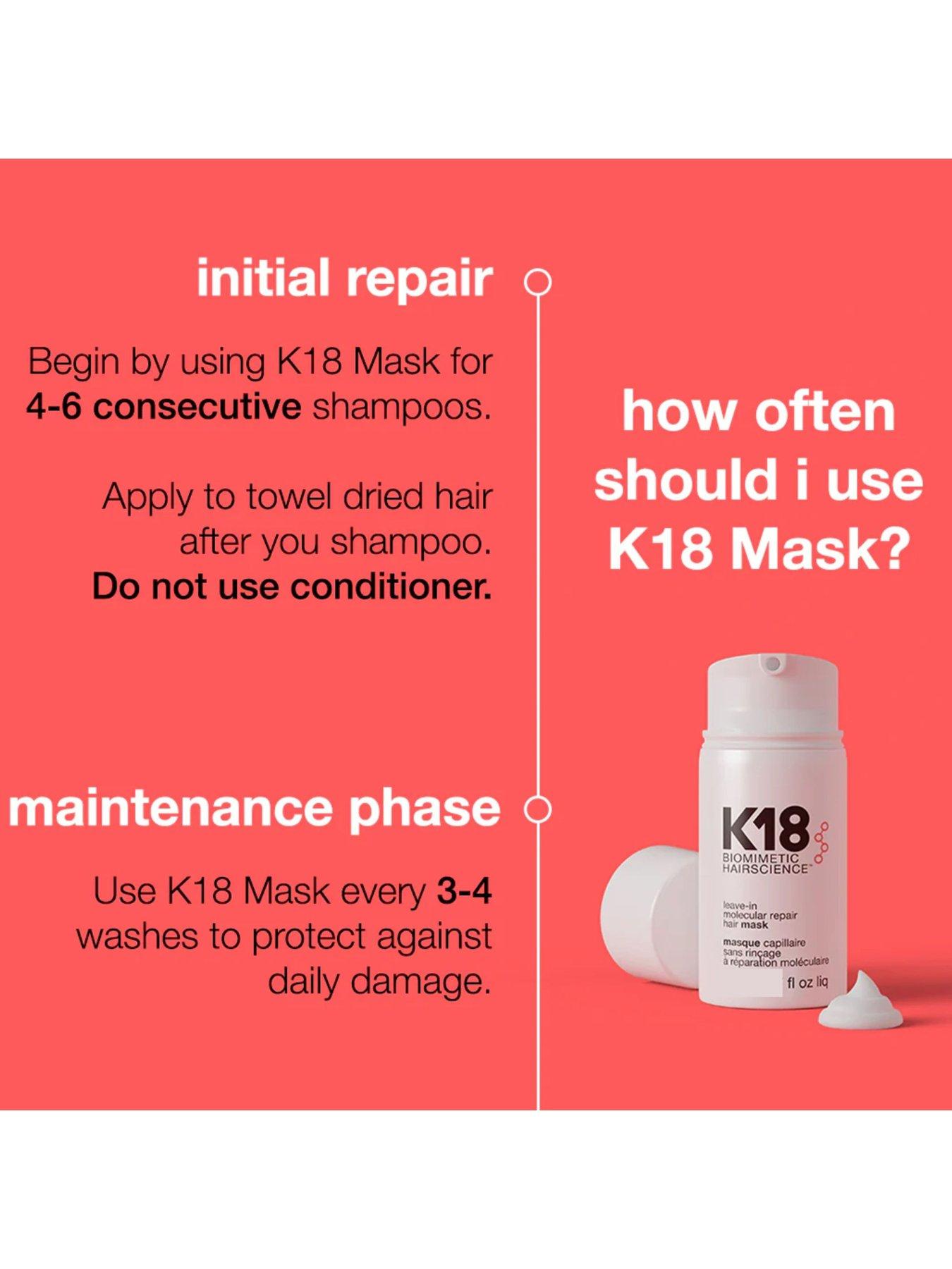 K18 Biomimetic Hairscience K18 Complete Repair Set | Very.co.uk