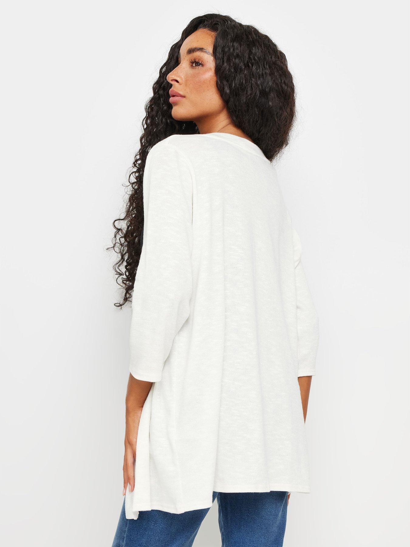 M&Co Petite Petite Ivory Essential Cardigan | Very.co.uk