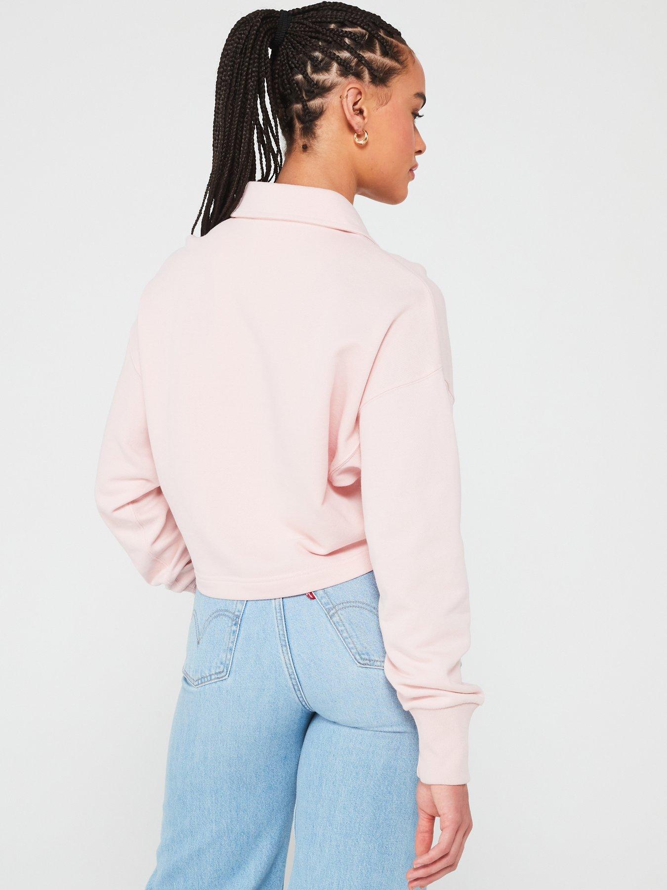 adidas Sportswear Womens All Season French Terry Polo Sweat - Pink | Very