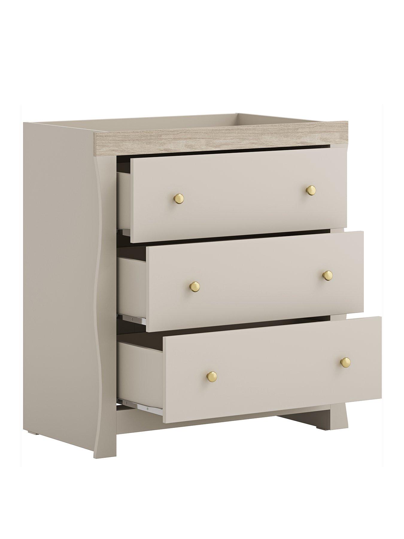 Little Acorns Celeste Dresser Cashmere Grey Ash Very