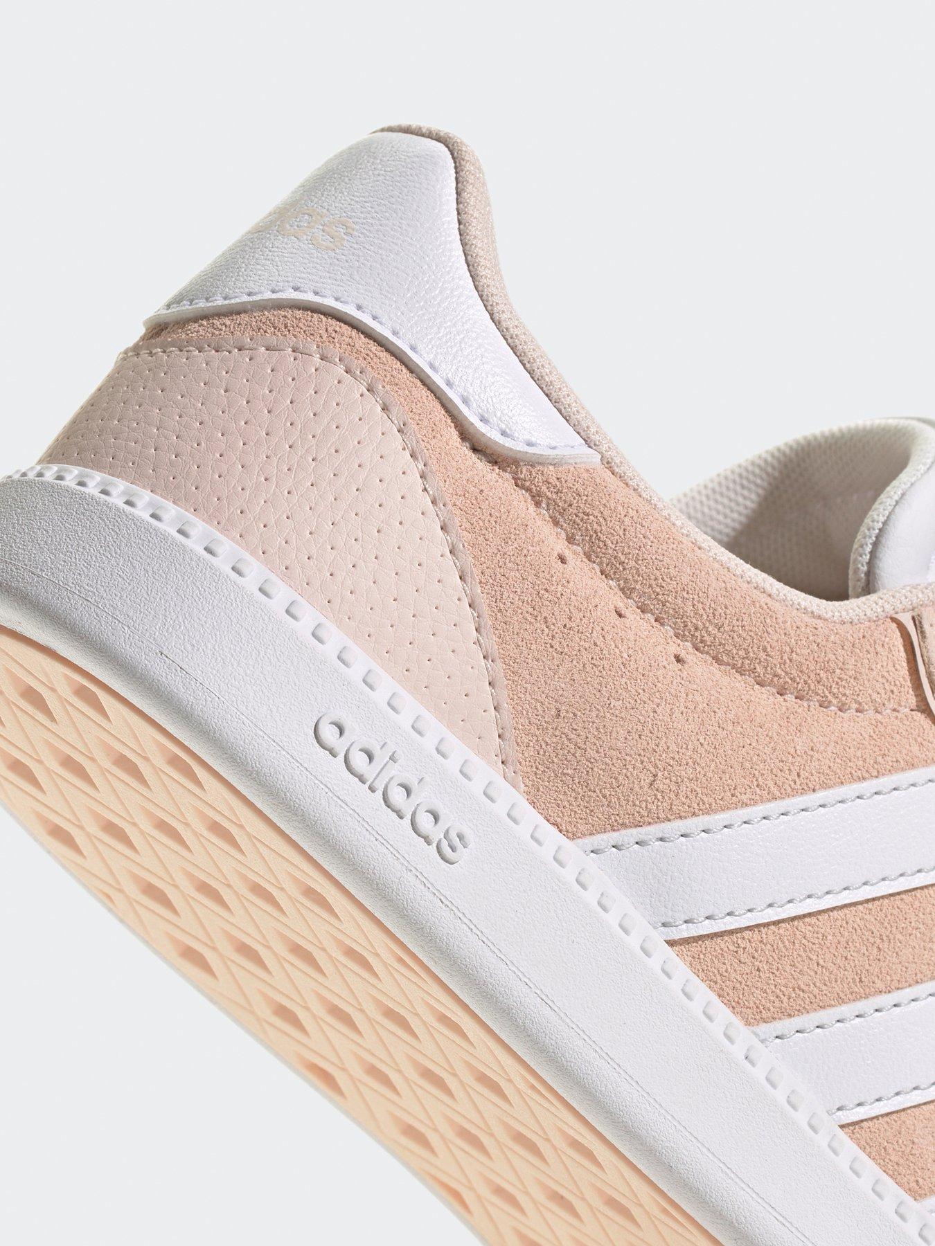 adidas Sportswear Women's Breaknet Sleek Suede Trainer - Light Pink | Very