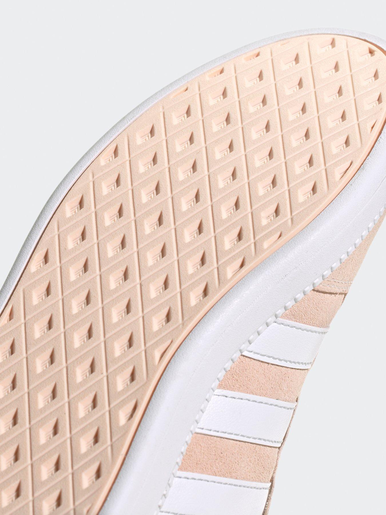 adidas Sportswear Women's Breaknet Sleek Suede Trainer - Light Pink | Very