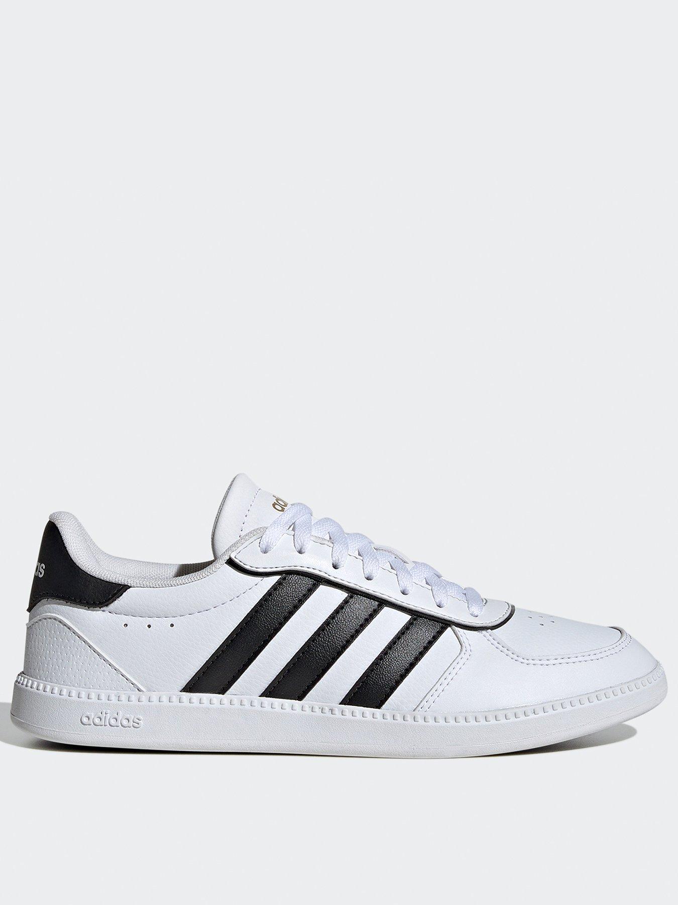 adidas Sportswear Women's Breaknet Sleek Trainers - White/Black | Very