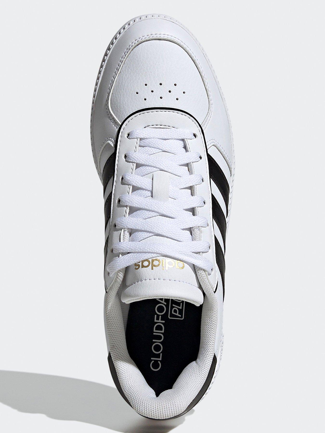 adidas Sportswear Women's Breaknet Sleek Trainers - White/Black | Very