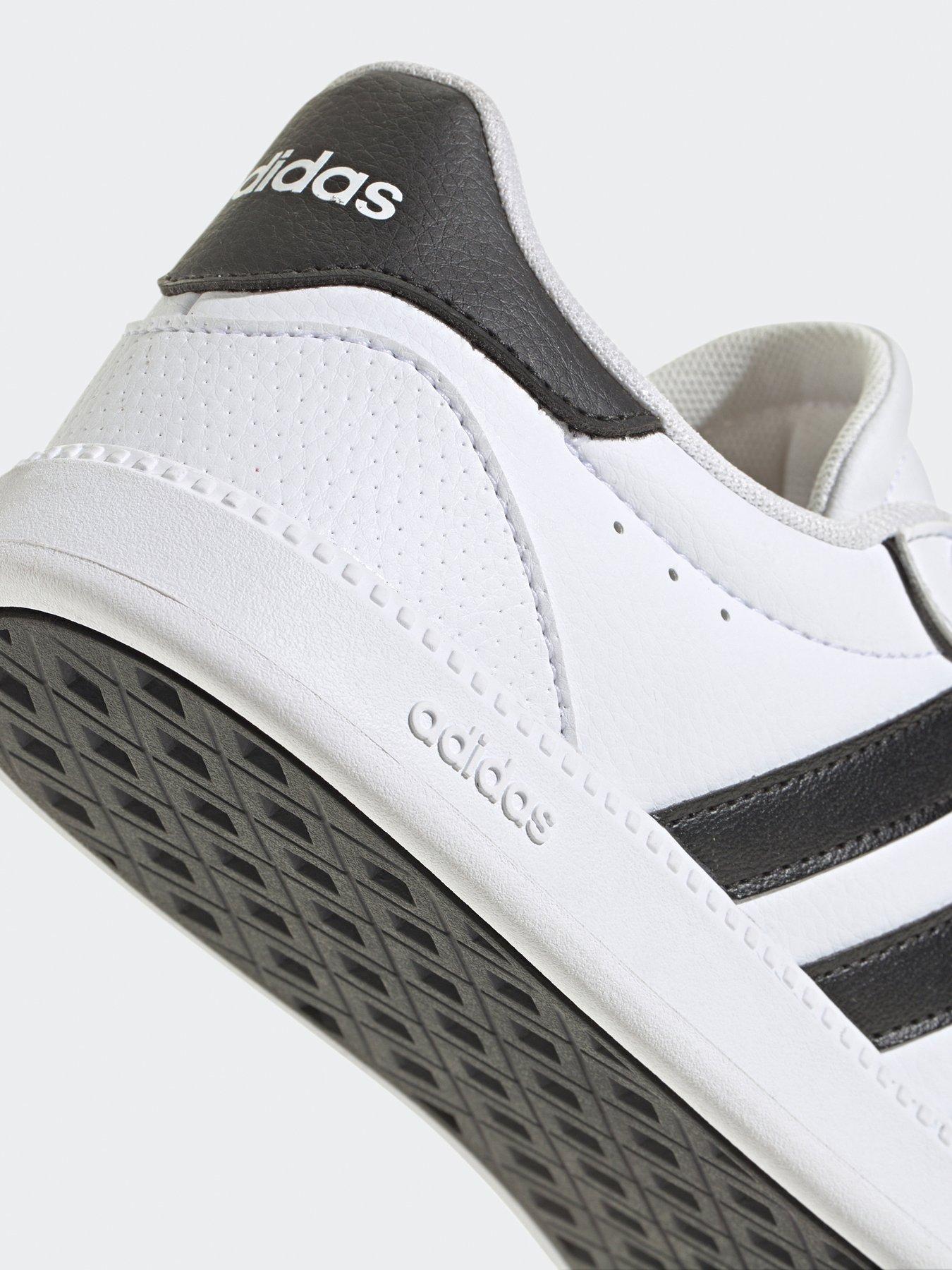 adidas Sportswear Women's Breaknet Sleek Trainers - White/Black | Very