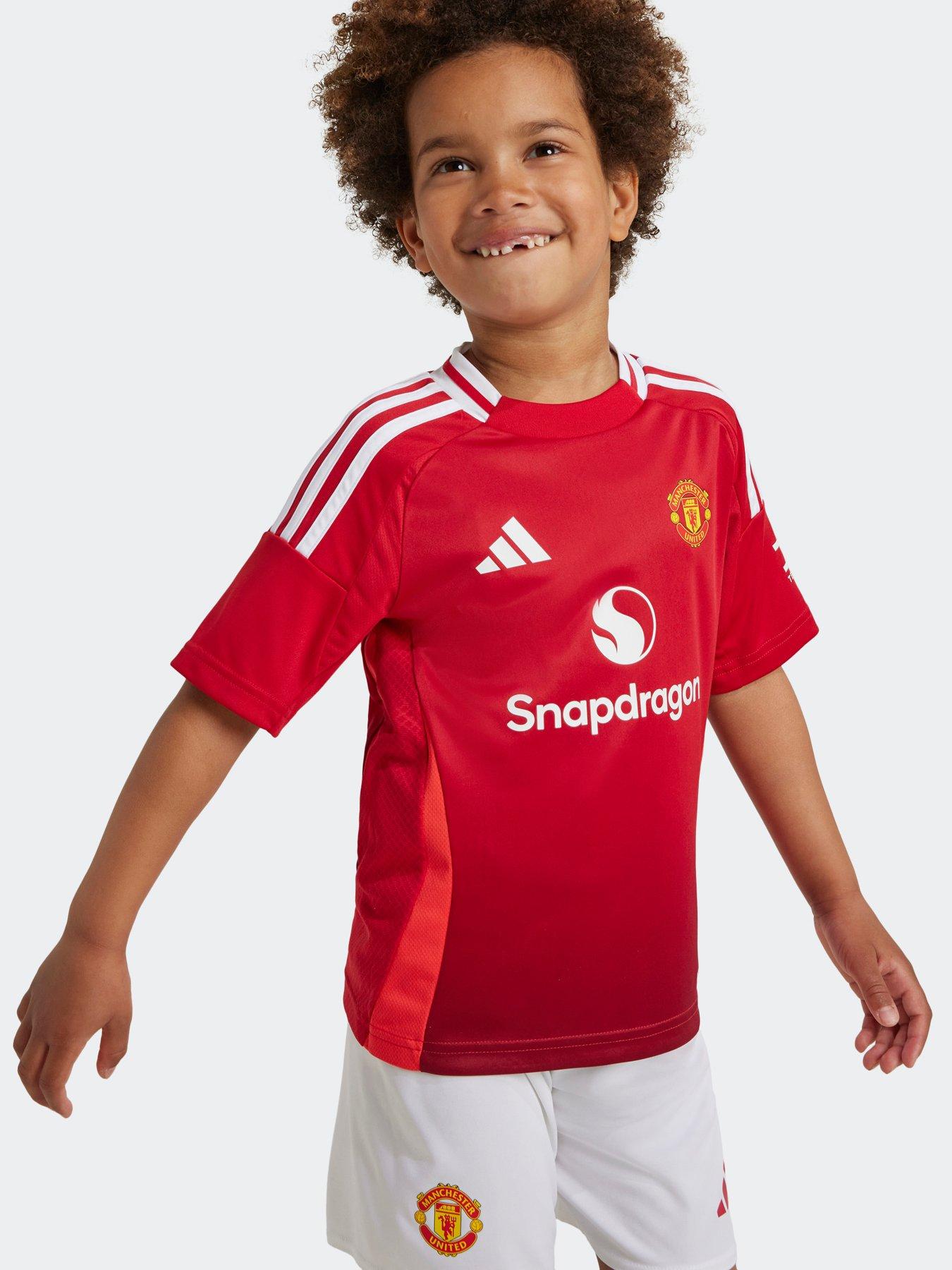 adidas Manchester United Mini Kit 24/25 Home Full Kit - Red | Very