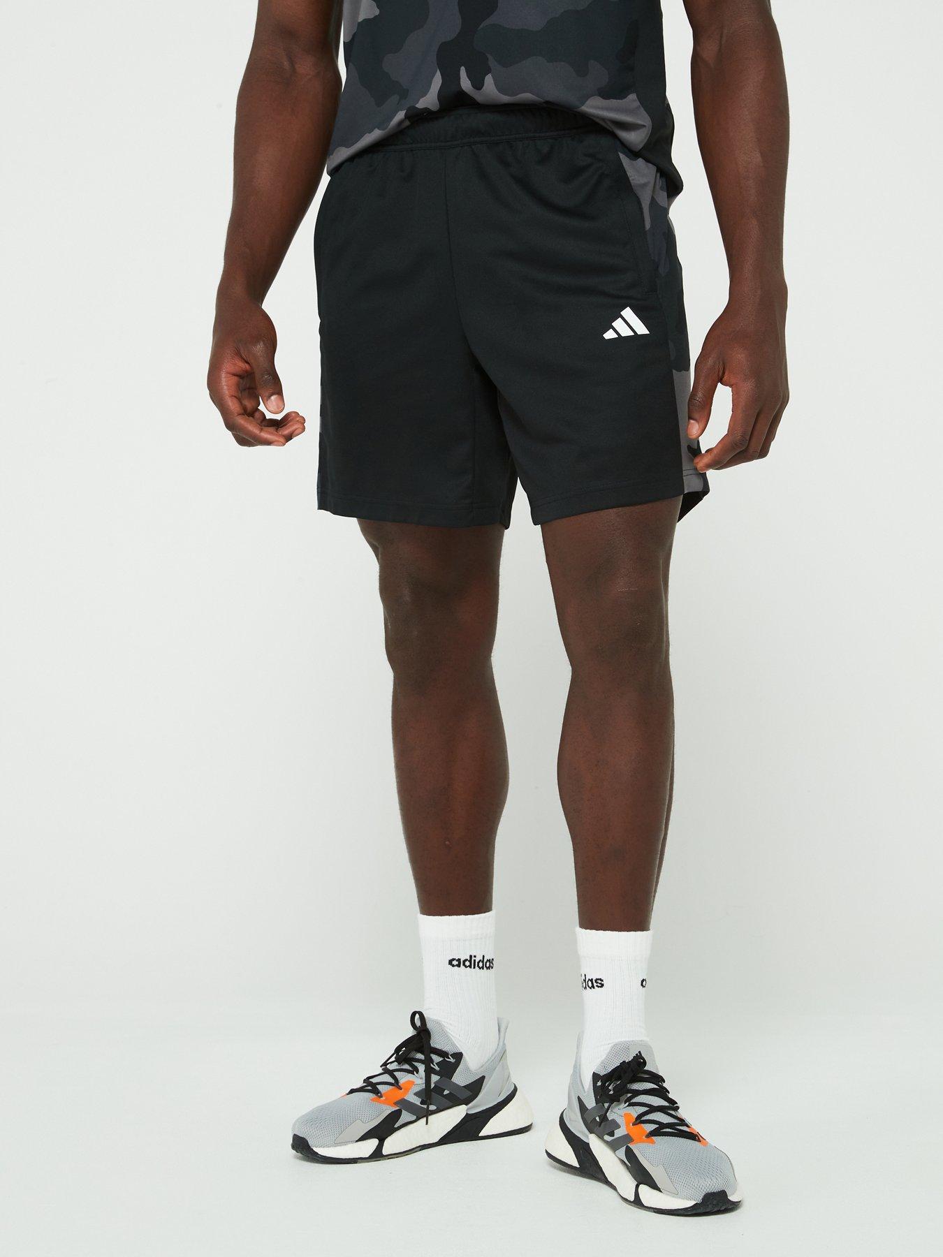 adidas Mens Training Camo 5Inch Shorts - Black | Very