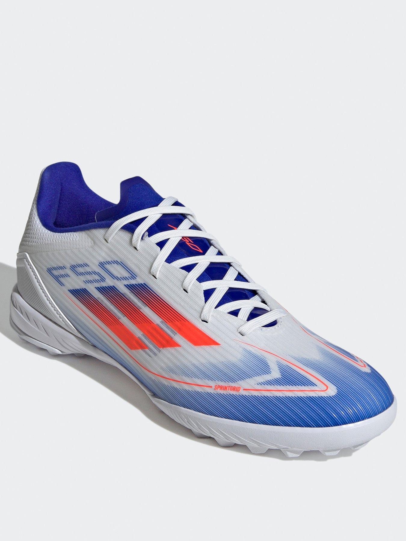 adidas Mens F50 League Astro Turf Football Boot - White | Very