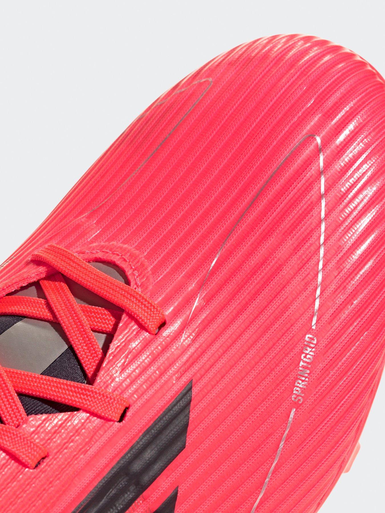 adidas Mens F50 League Firm Ground Football Boot - Red | Very