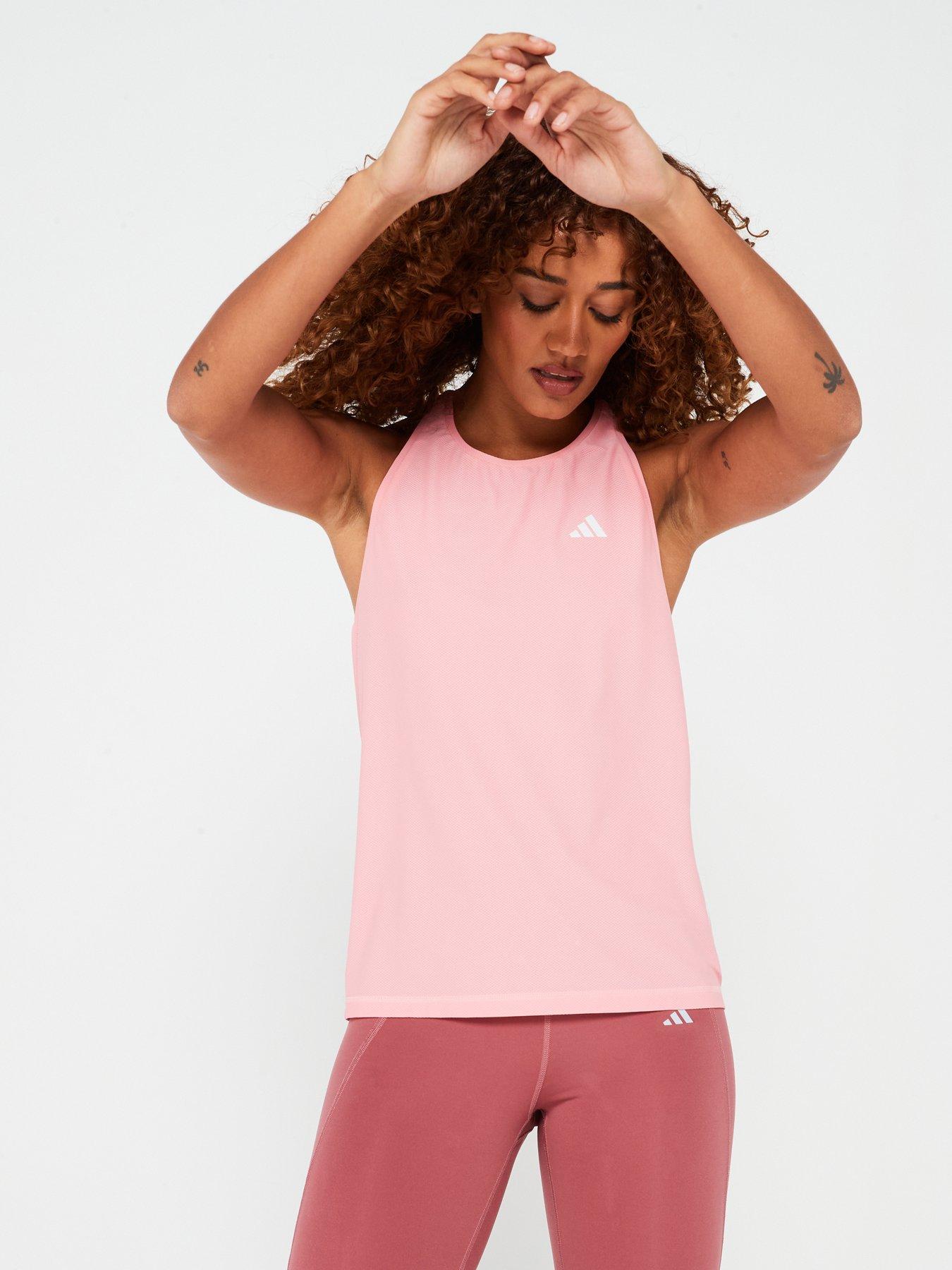 adidas Womens Running Own The Run Tank - Pink | Very