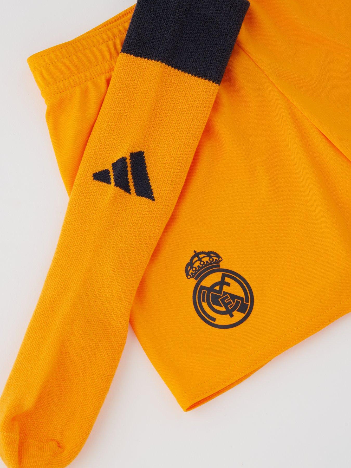 adidas Real Madrid Mini Kit 24/25 Away Full Kit - Orange | Very