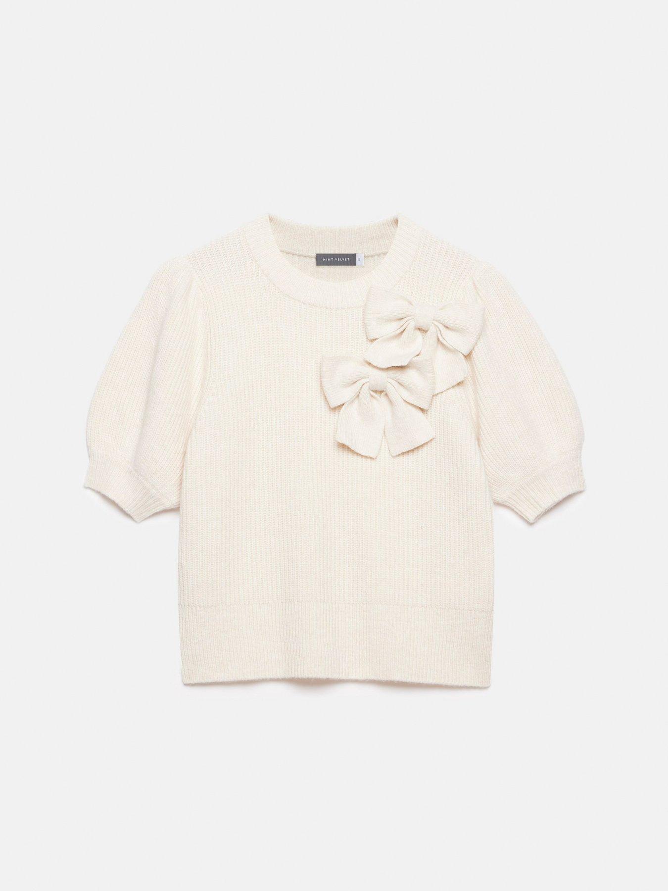 Mint Velvet Fluff Double Front Tee | Very