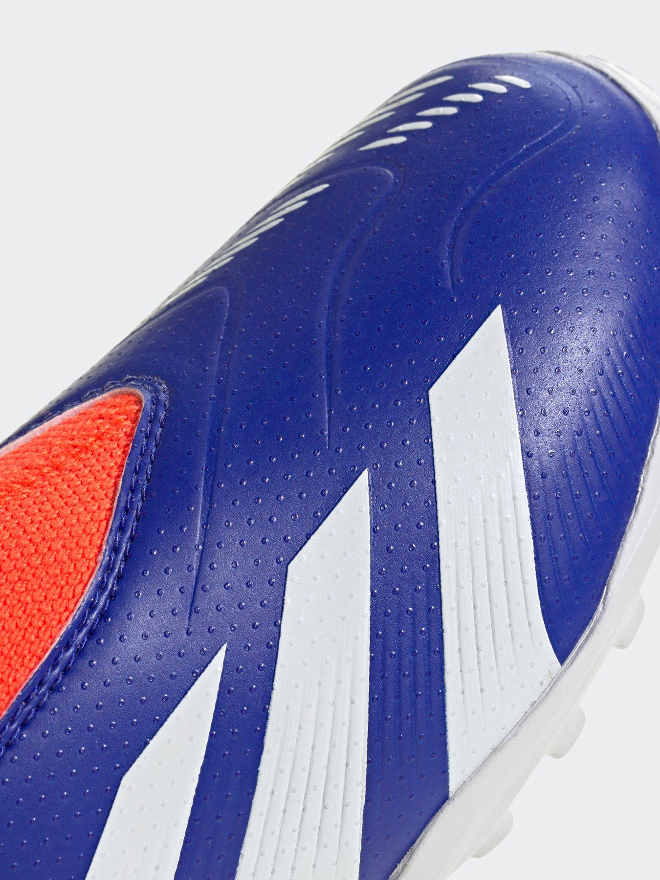adidas Junior Predator League Laceless Astro Turf Football Boots - Blue ...