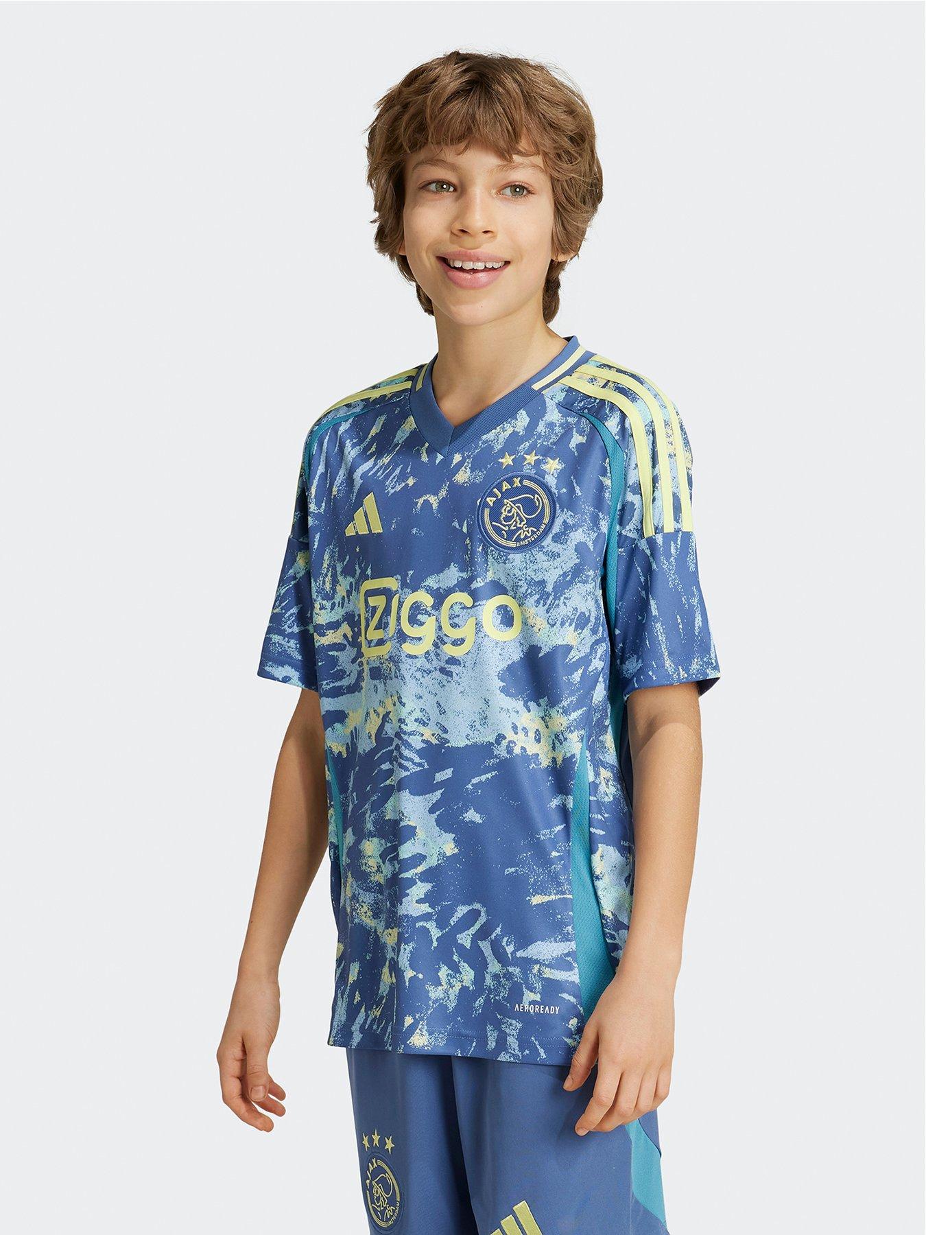 adidas Ajax Junior 24/25 Away Stadium Replica Shirt -blue | Very