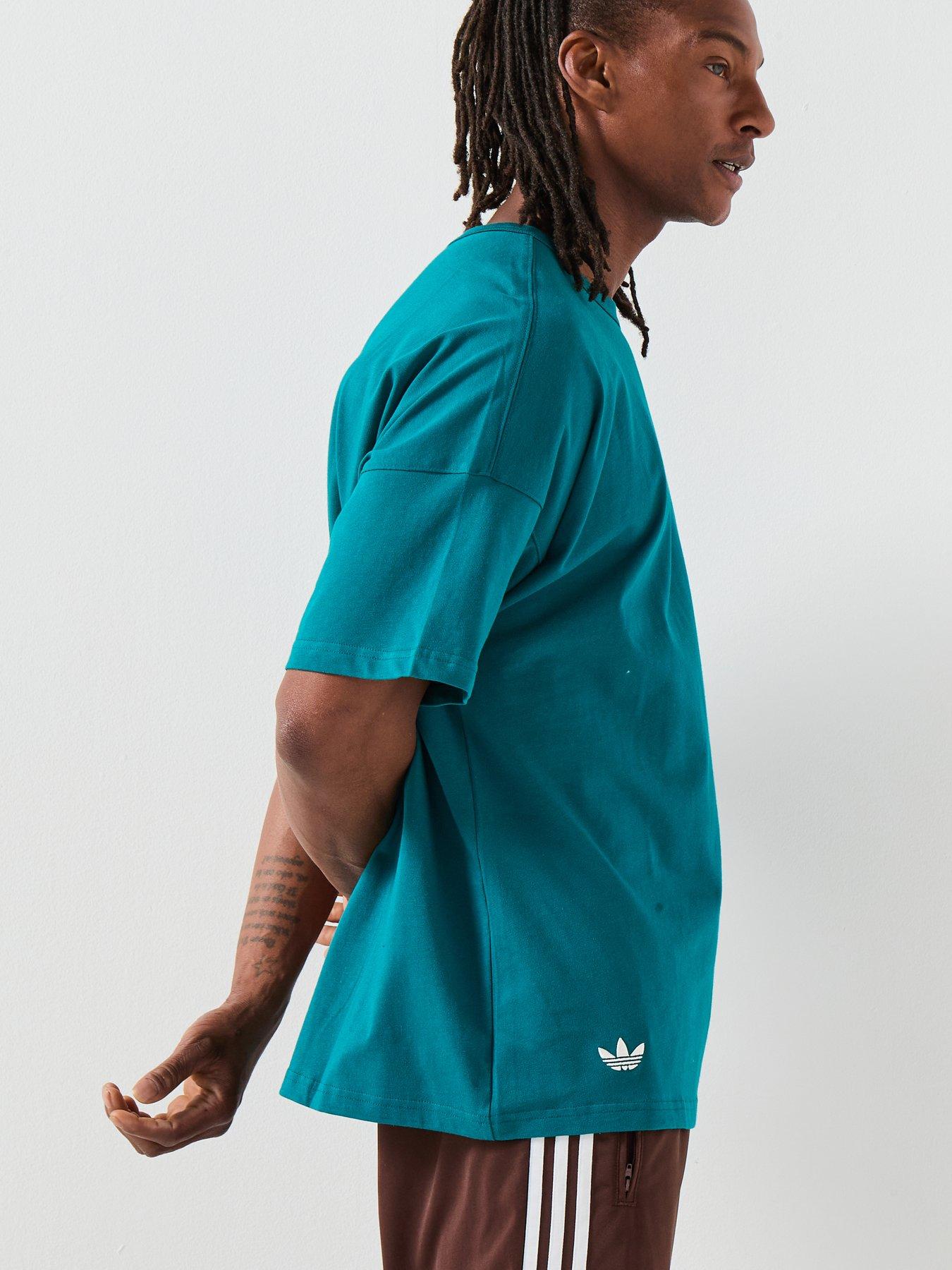 adidas Originals Mens Neu Classics T-Shirt - Green | Very