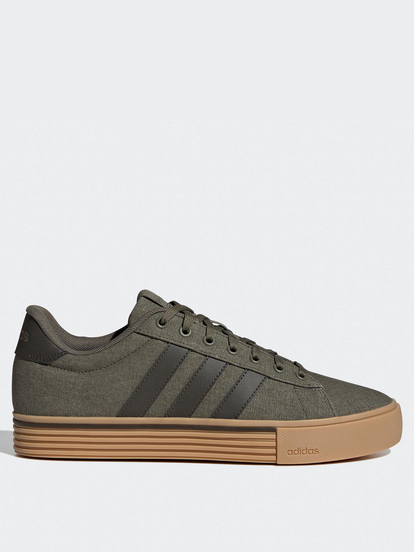 adidas Sportswear Men's Canvas Daily 4.0 Trainers - Khaki | Very