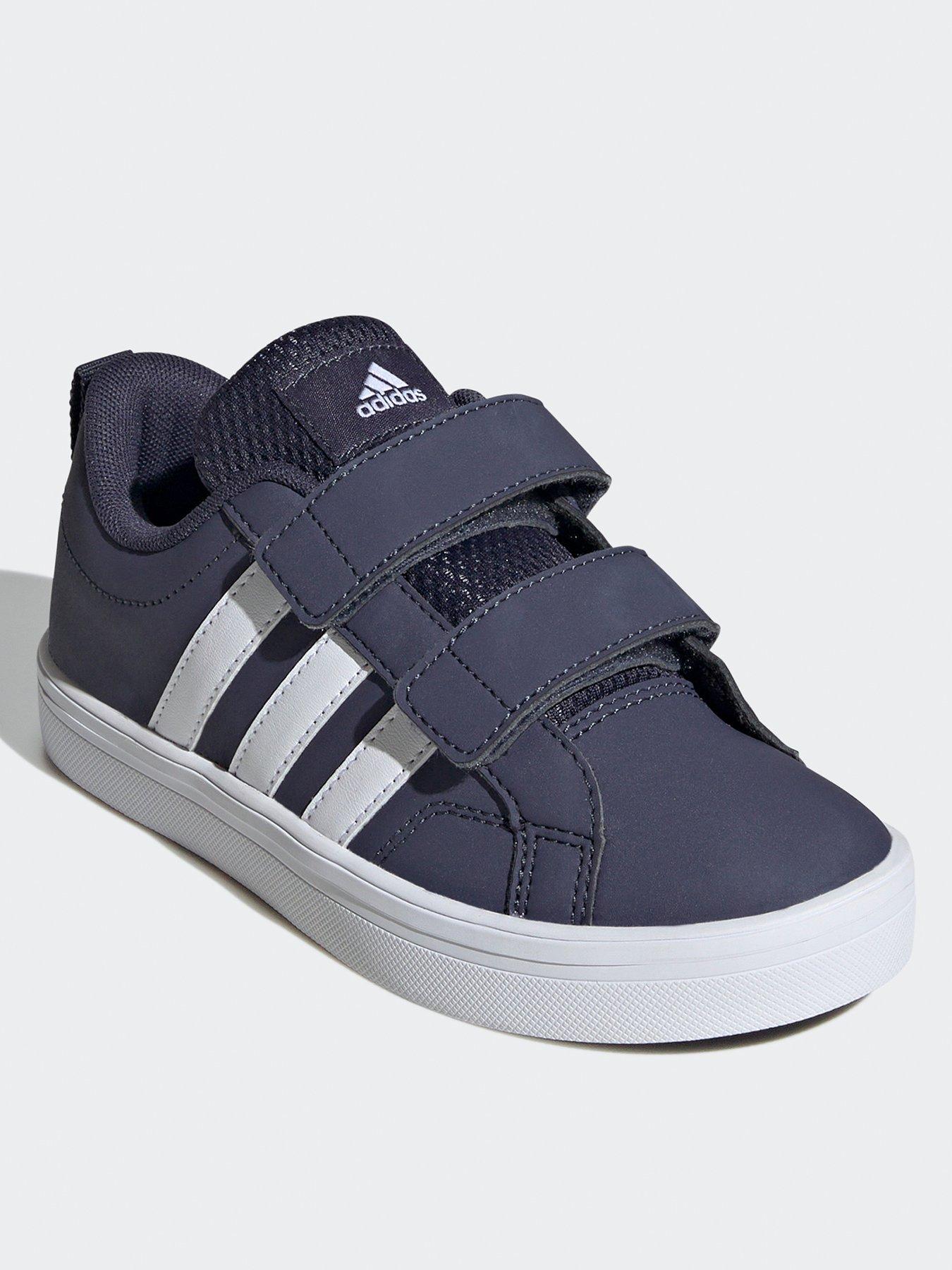 adidas Sportswear Kid's Vs Pace 2.0 Velcro Trainers - Navy/white | Very