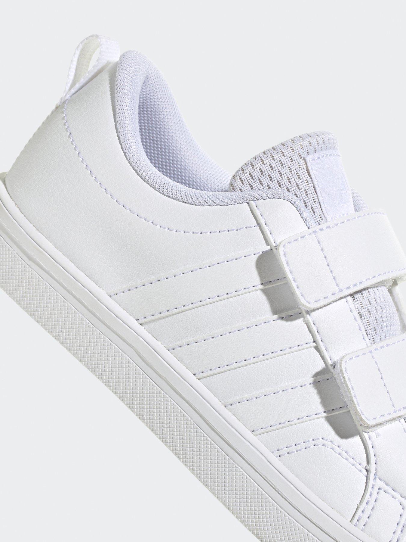 adidas Sportswear Kid's Vs Pace 20 Velcro Trainers - White/White | Very