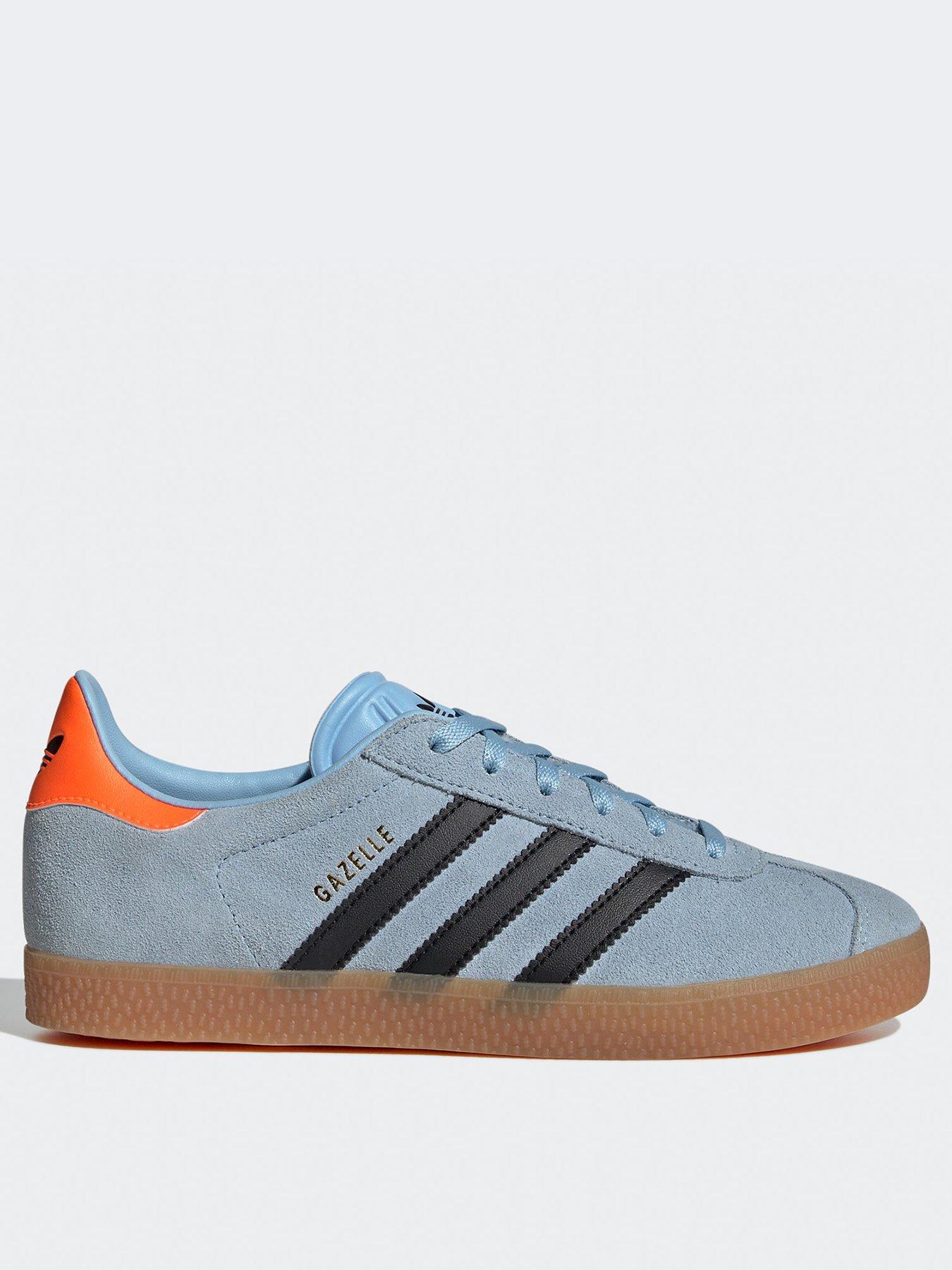adidas Originals Older Unisex Gazelle Trainers - Light Blue | Very