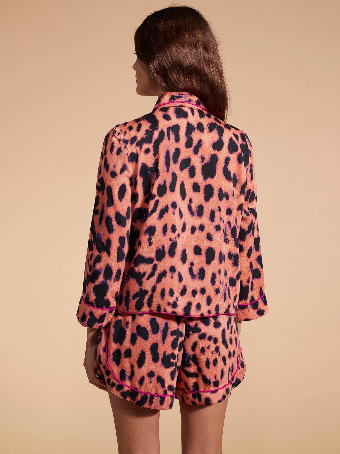 Dancing Leopard Leopard Print Shirt and Short PJ Set - Multi | Very