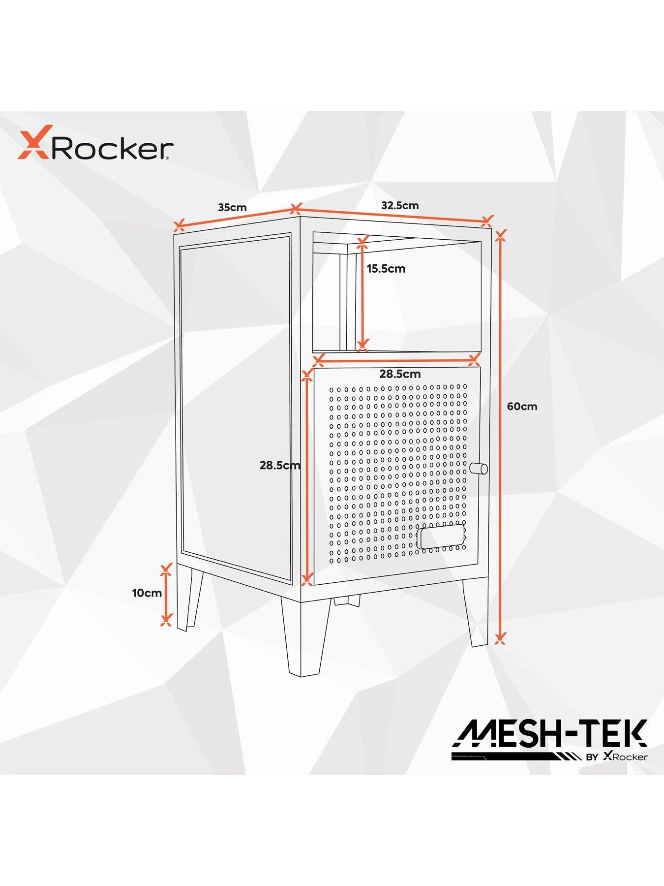 X Rocker Mesh-tek Single Cube Storage and Display Unit | Very