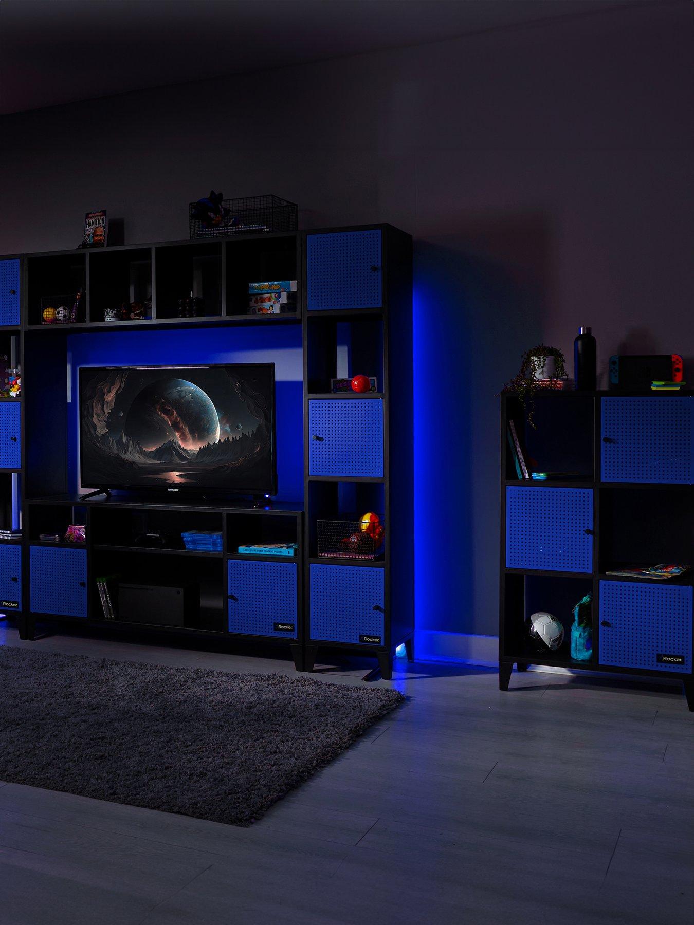 X Rocker Mesh-tek Tall 6 Cube Storage and Display Unit | Very