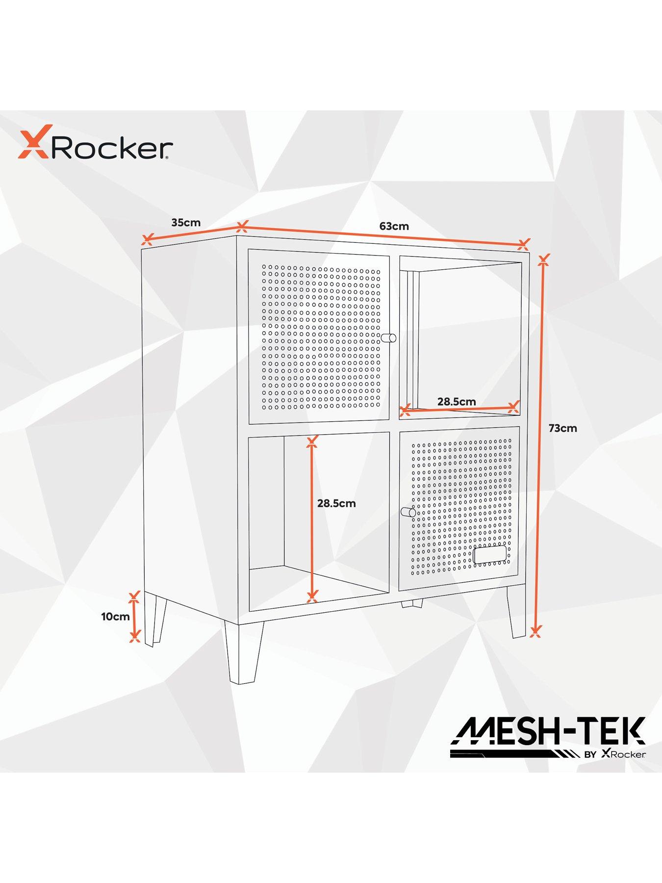 X Rocker Mesh-tek 4 Cube Storage and Display Unit | Very