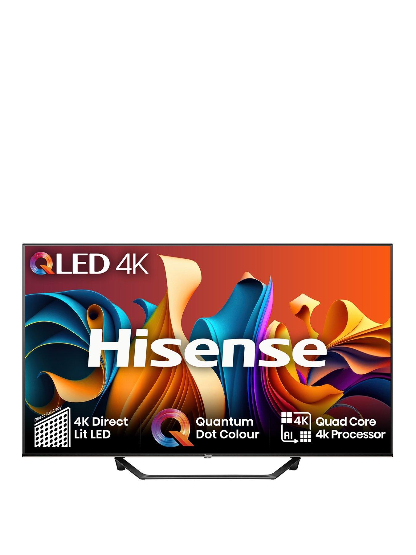 Hisense A7NQ 55" 4K HDR Mid QLED Smart TV with Freely - 55A7NQTUK | Very