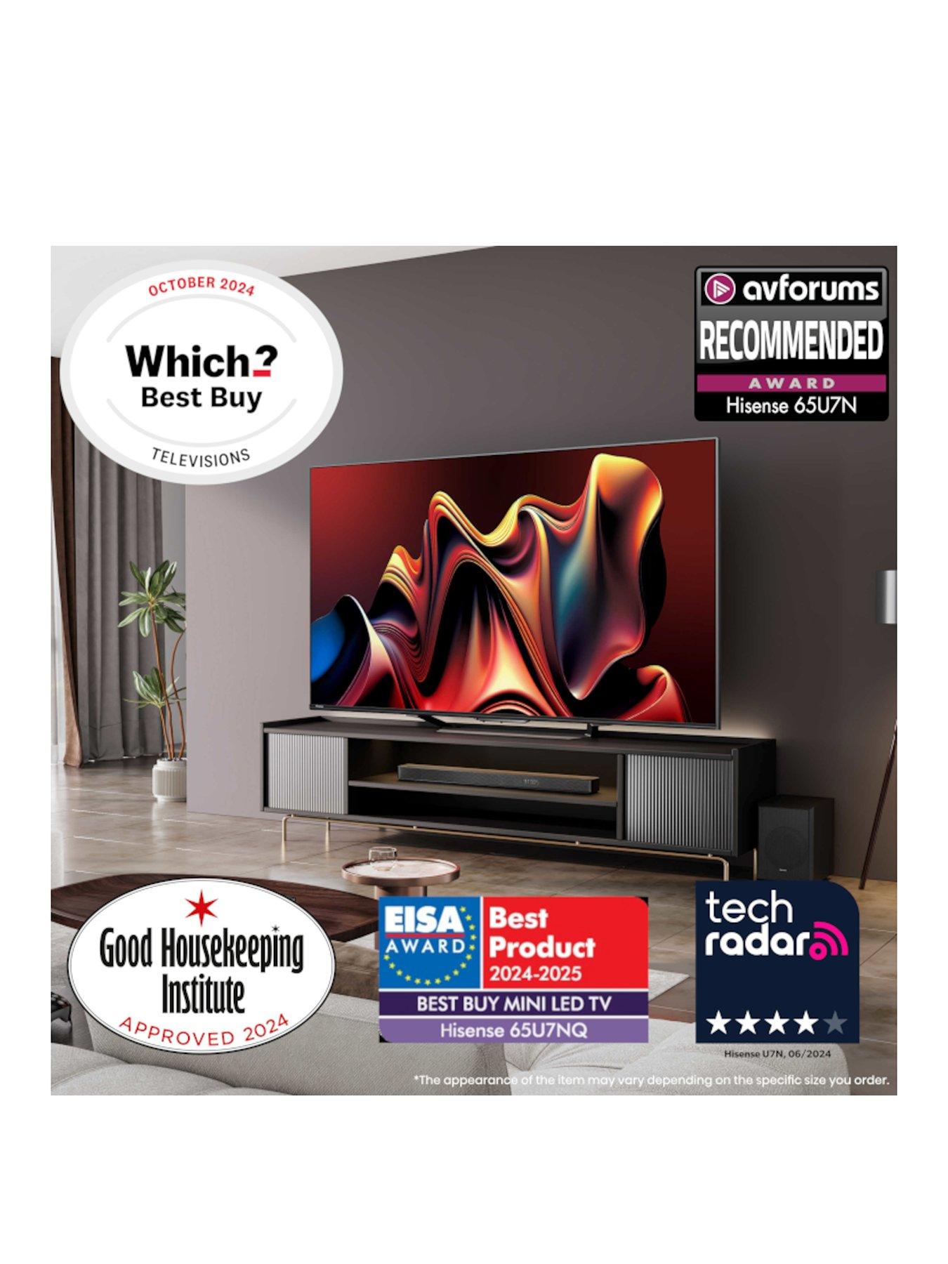 Hisense 55U7NQTUK, 55-inch, Mini LED, 4K Smart TV | Very