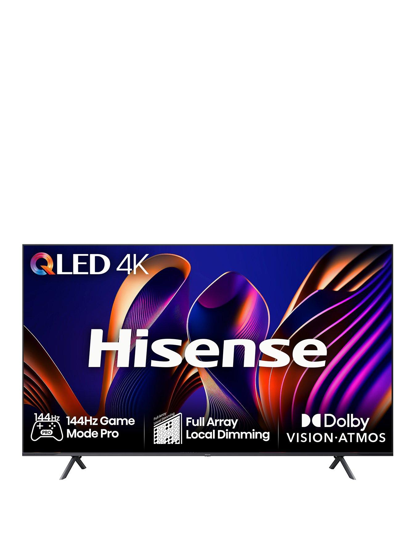 Hisense 85E77NQTUK PRO, 85-inch, QLED, 4K HDR, Smart TV | Very