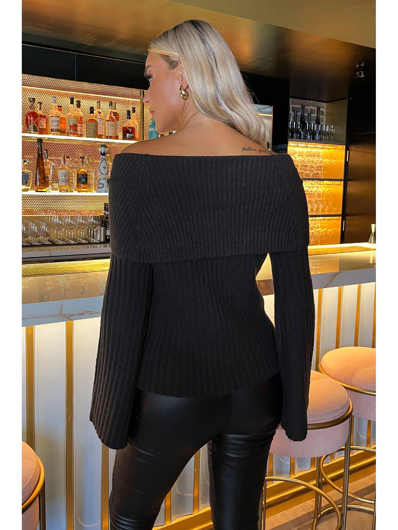 AX Paris Bardot Knitted Jumper - Multi | Very